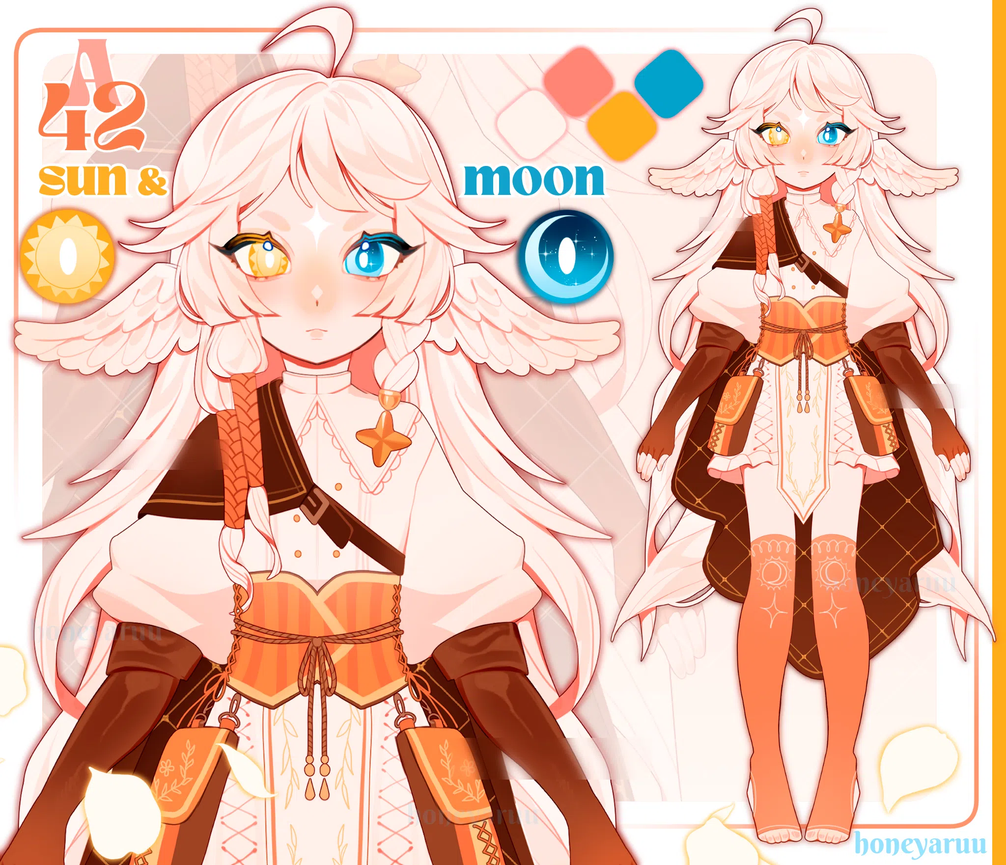 TEST! 2D Vtuber Model Art + Rig by honeyaruu (@honeyaruu) | VGen