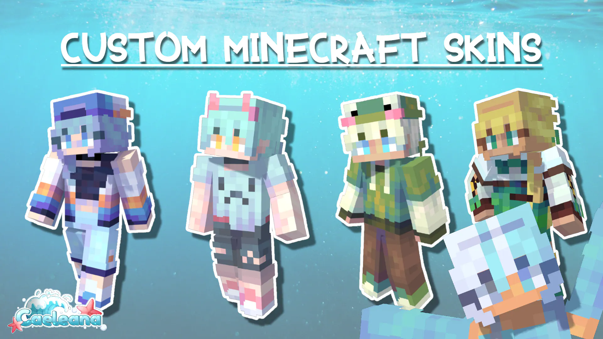 Custom Minecraft Skin by Cael 🌊 (@Caeleana) | VGen
