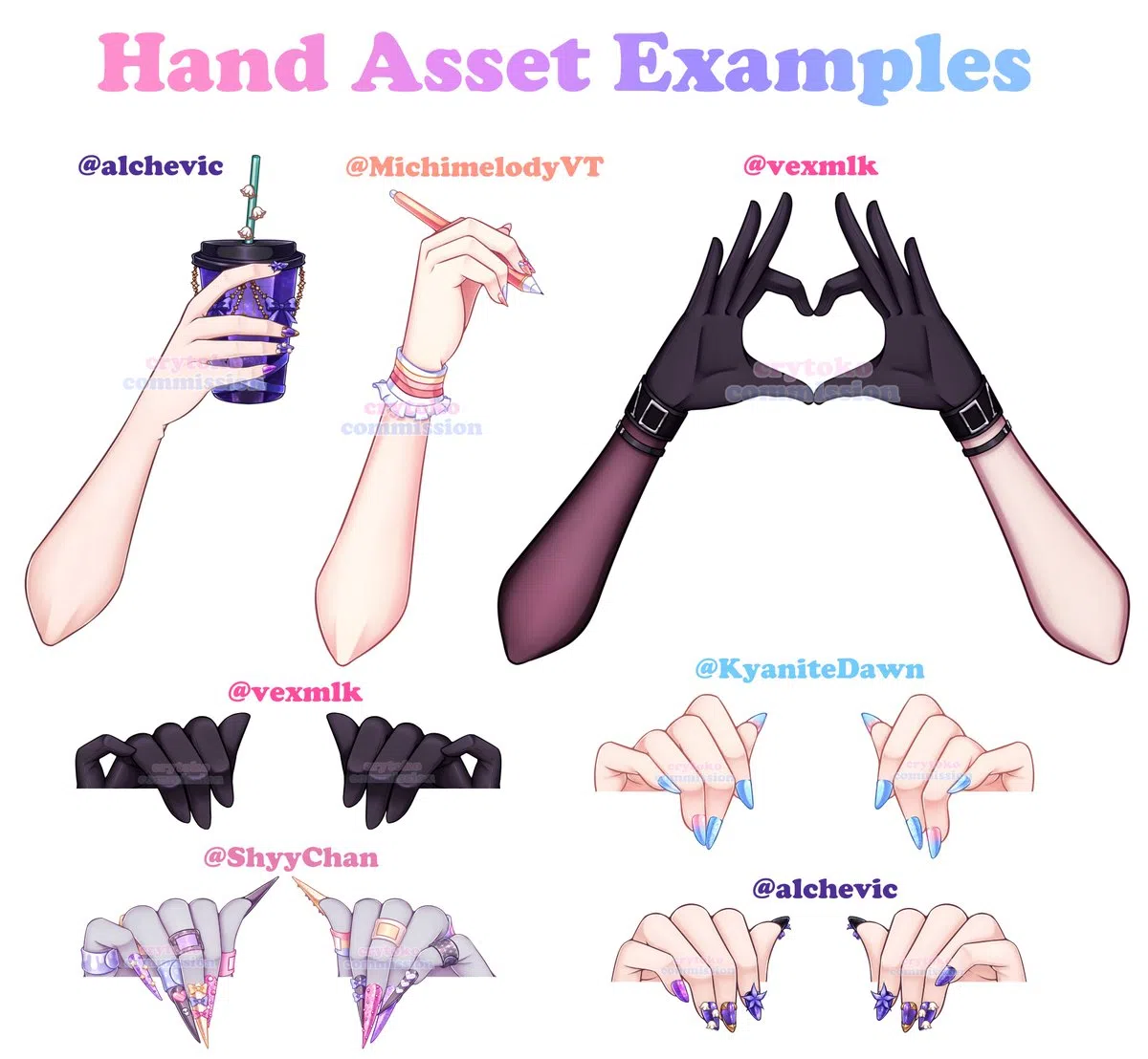 Hand Asset by JiangAtelier (@JiangAtelier) | VGen