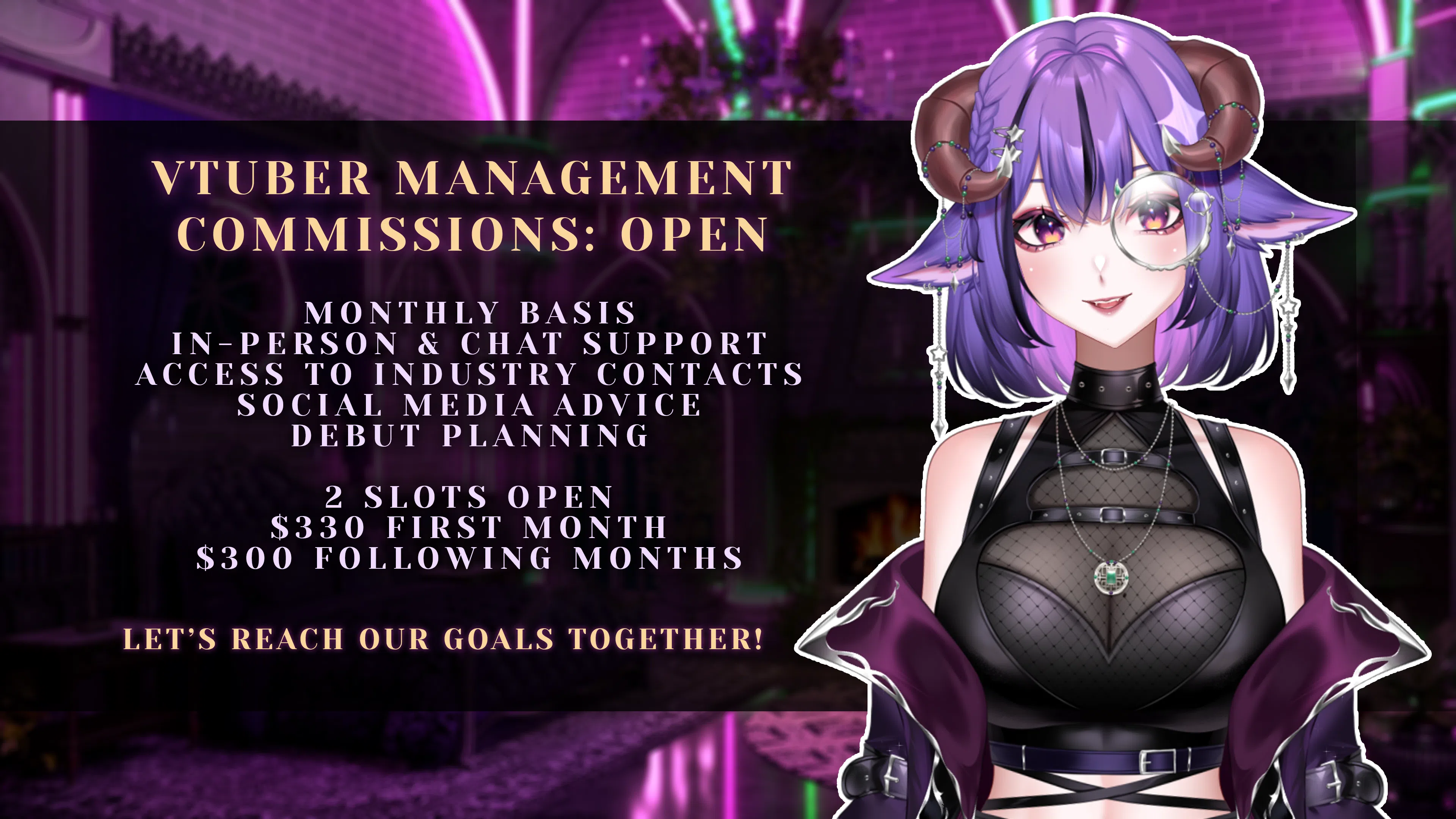VTuber Management Services by kuromiyalucien (@kuromiyalucien) | VGen