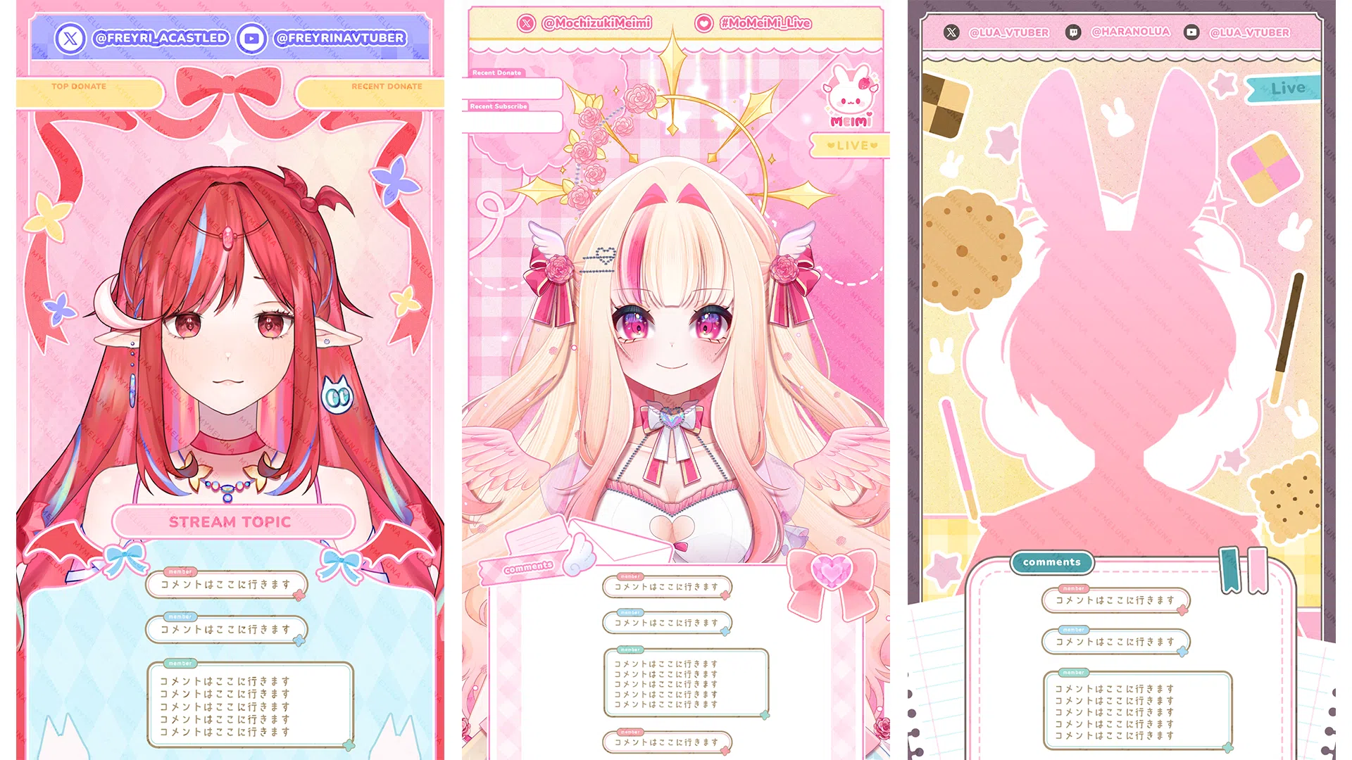 Vertical Overlays Design by Mymeluna (@mymeluna) | VGen