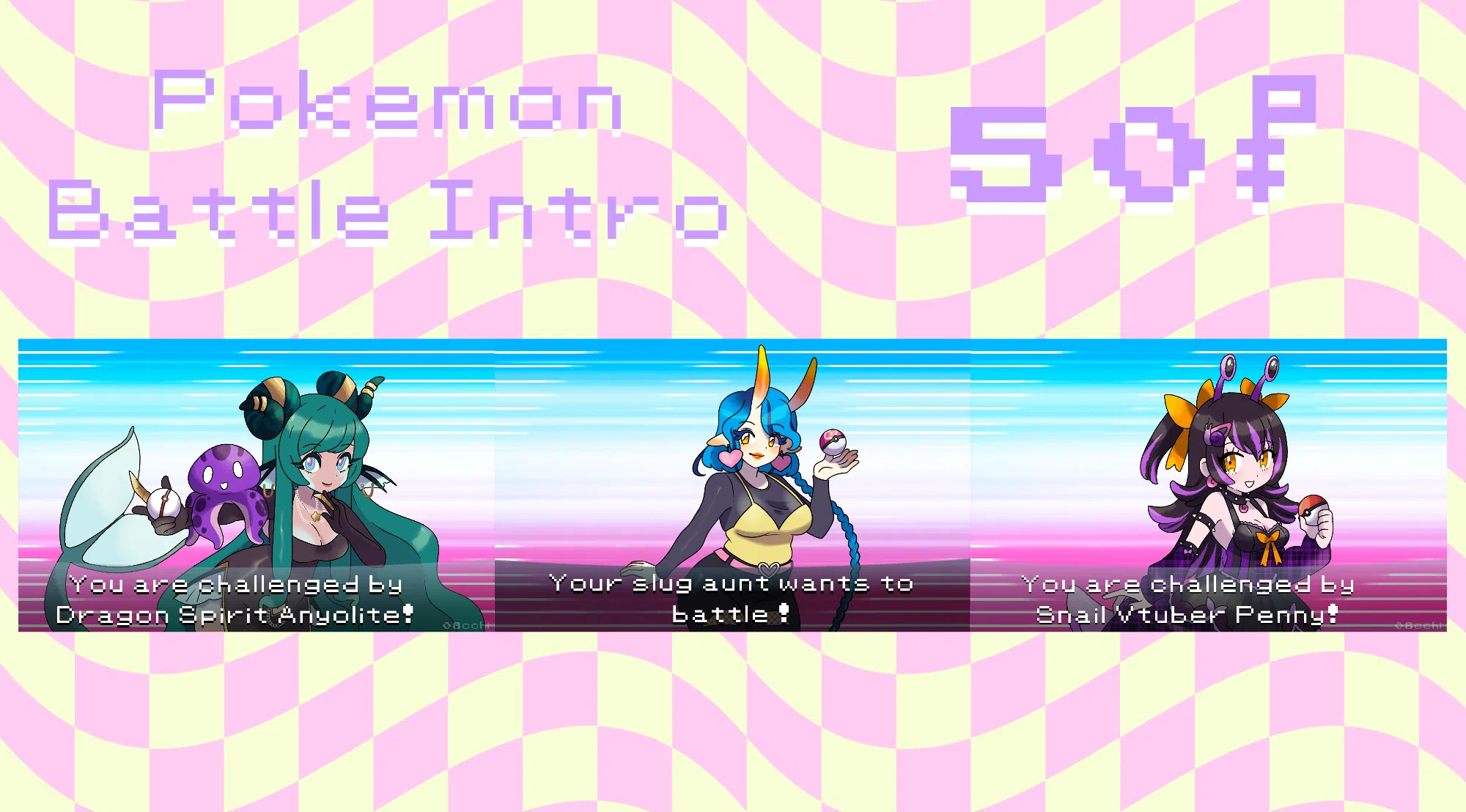Pokemon Battle Intro Screens by 08cchi (@08cchi) | VGen