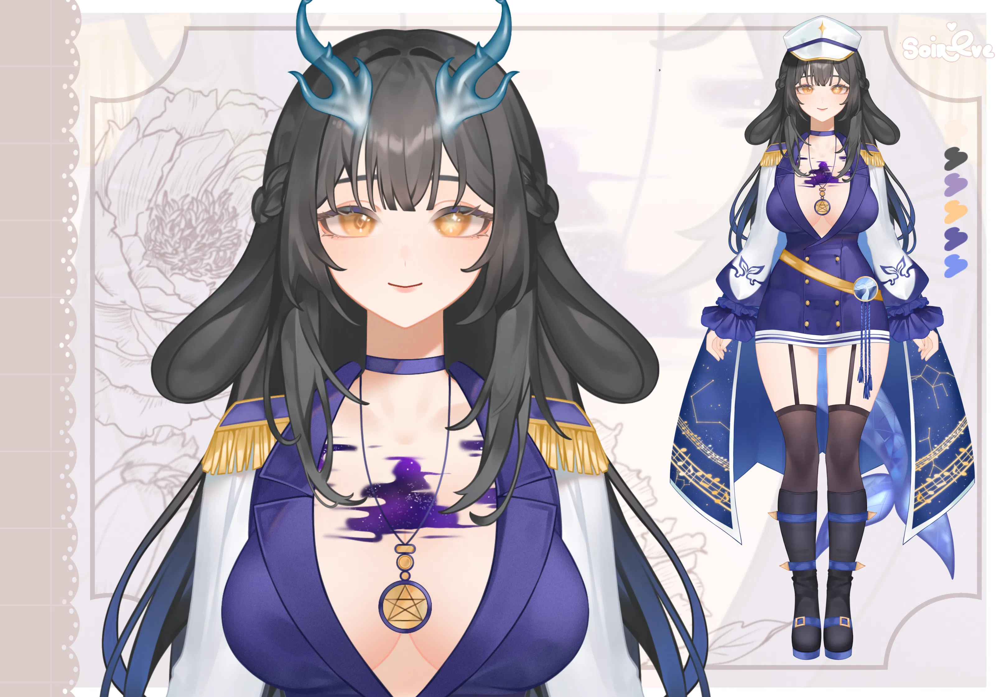 Fullbody vtuber model by Soir_26 (@Soir_26) | VGen