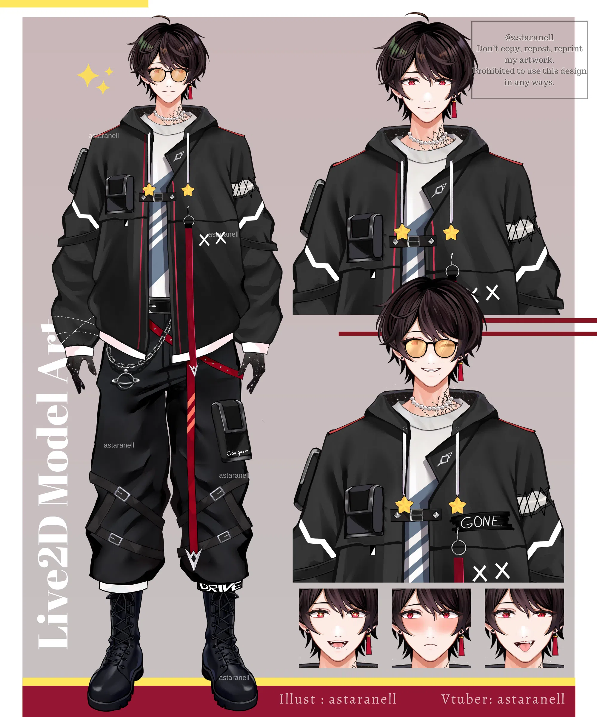 Fullbody Live2D Art (model) by Asta💫🔞L2D Open (@astaranell) | VGen