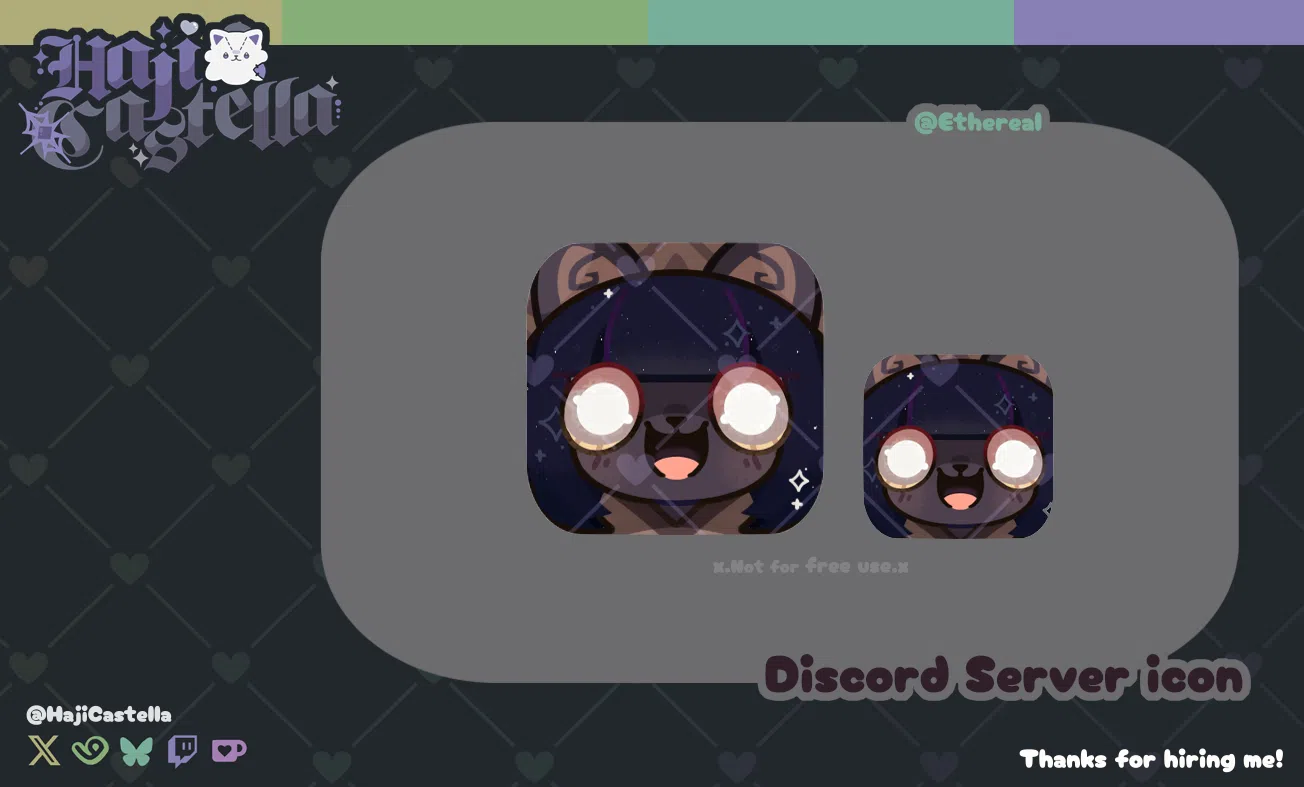 Discord Server Chibi style Icon by HAJI (@HajiCastella) | VGen