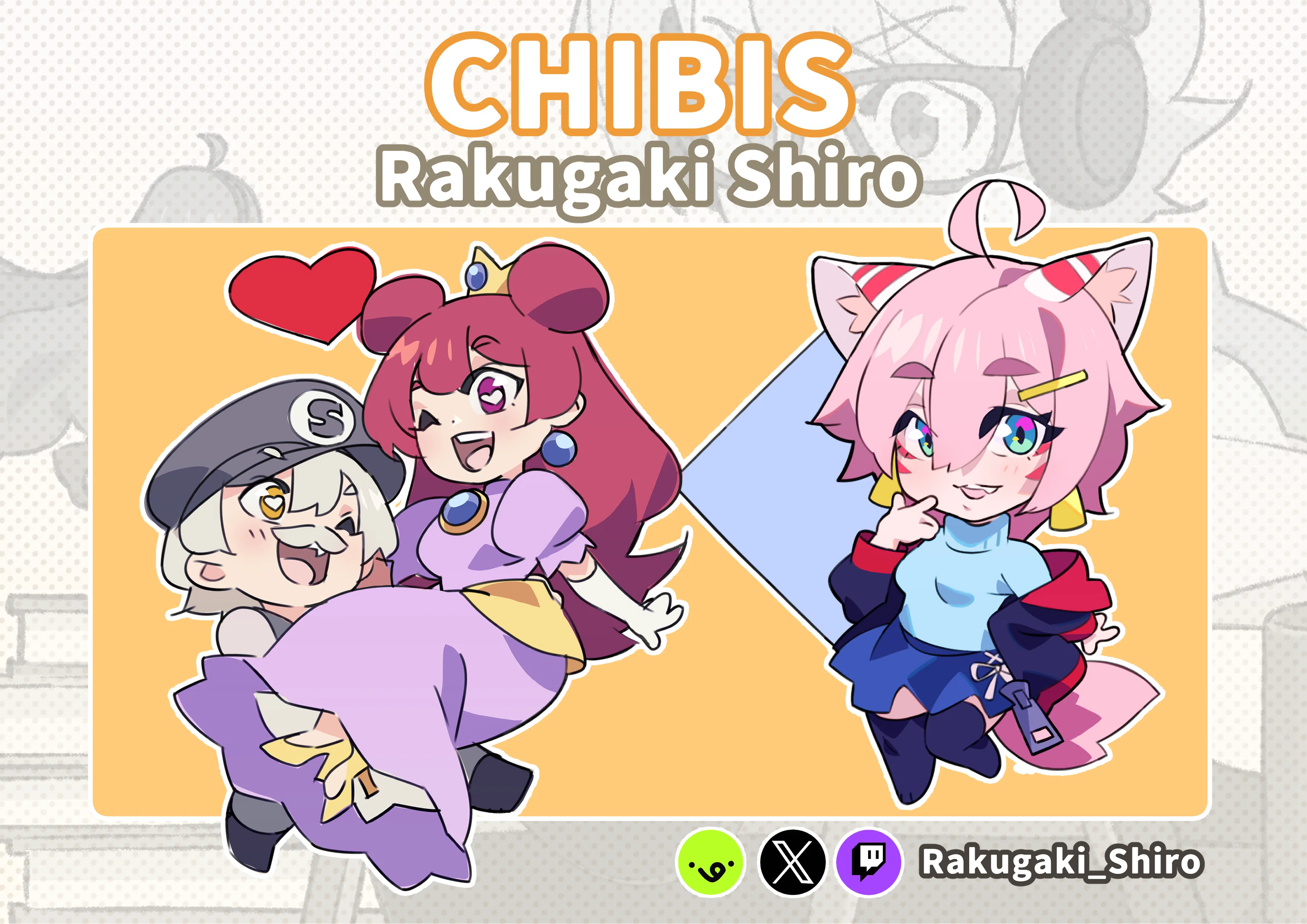 Chibis by Rakugaki_Shiro (@Rakugaki_Shiro) | VGen