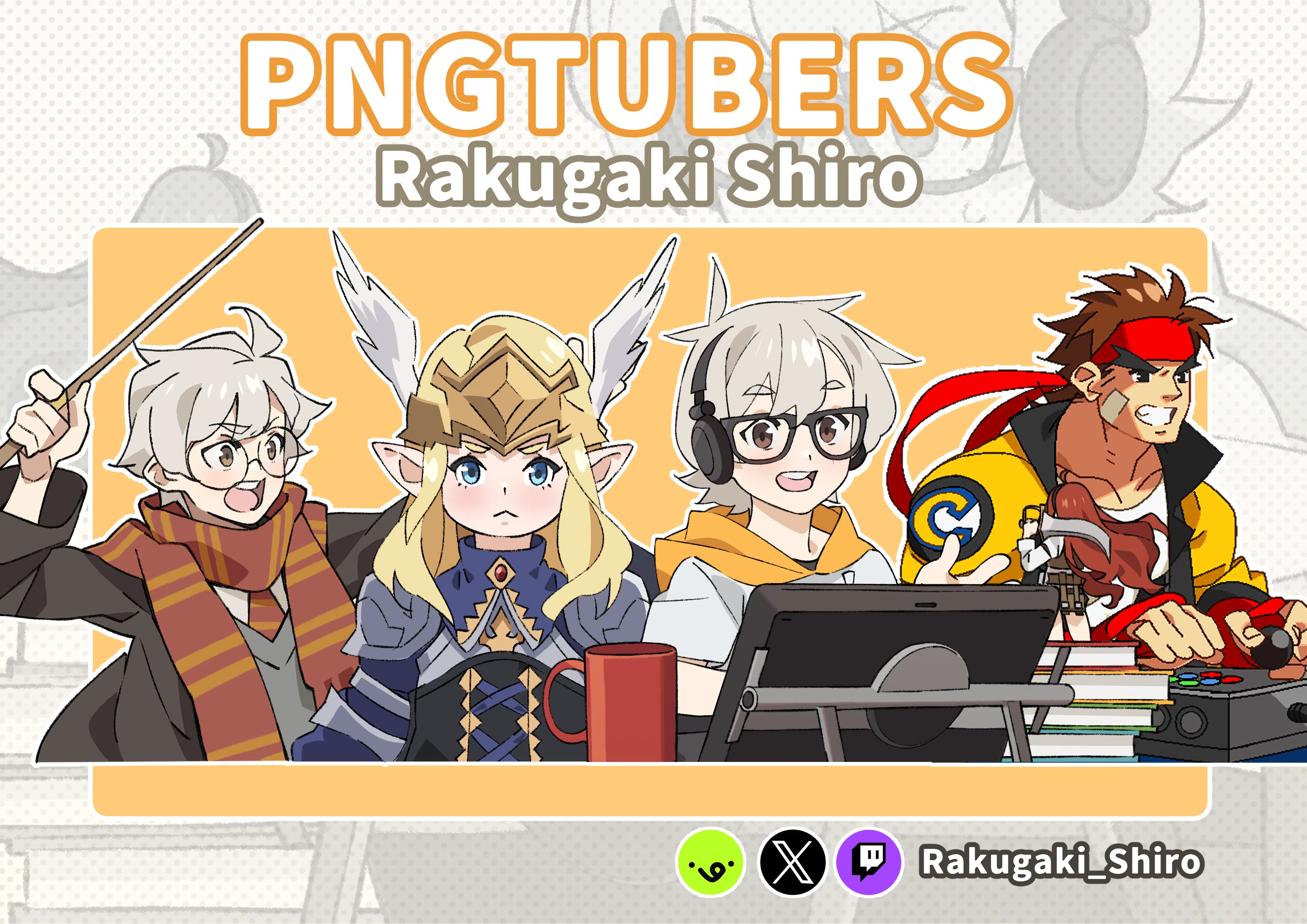 PNGtuber by Rakugaki_Shiro (@Rakugaki_Shiro) | VGen