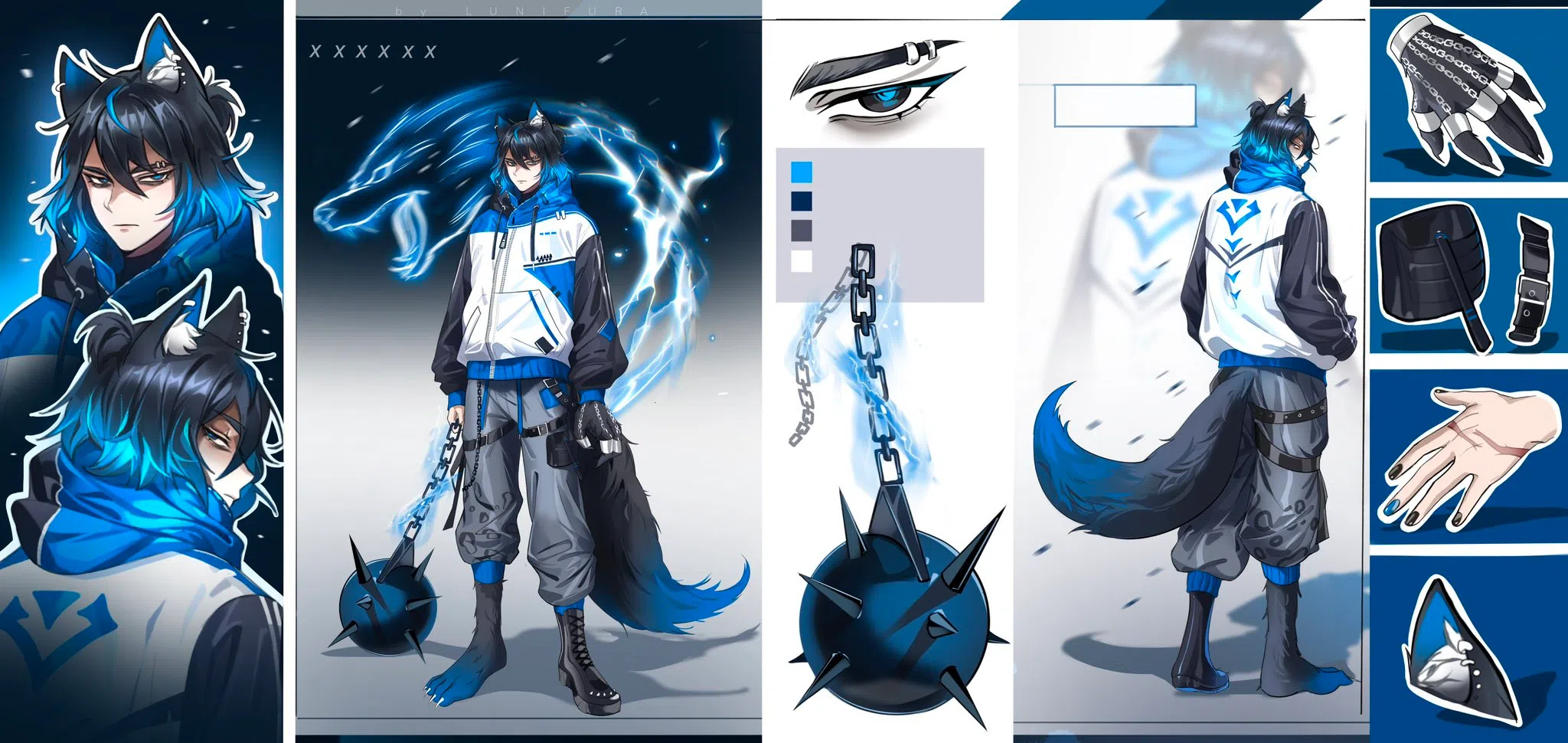 Character Reference Sheet by Lunifura (@Lunifura) | VGen