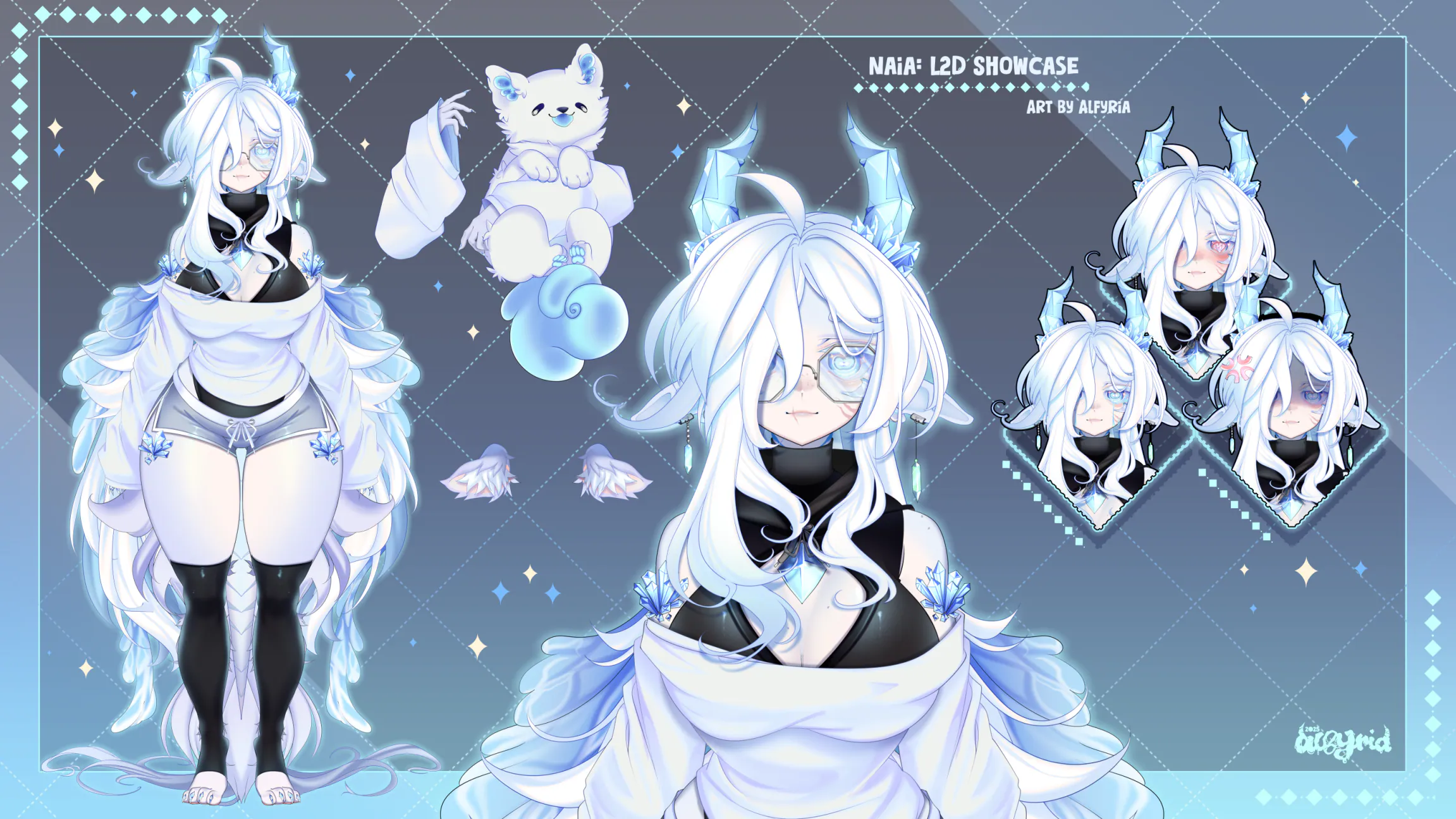 L2D [ FULLBODY ] MODEL ART by Alfyria (@Alfyria) | VGen