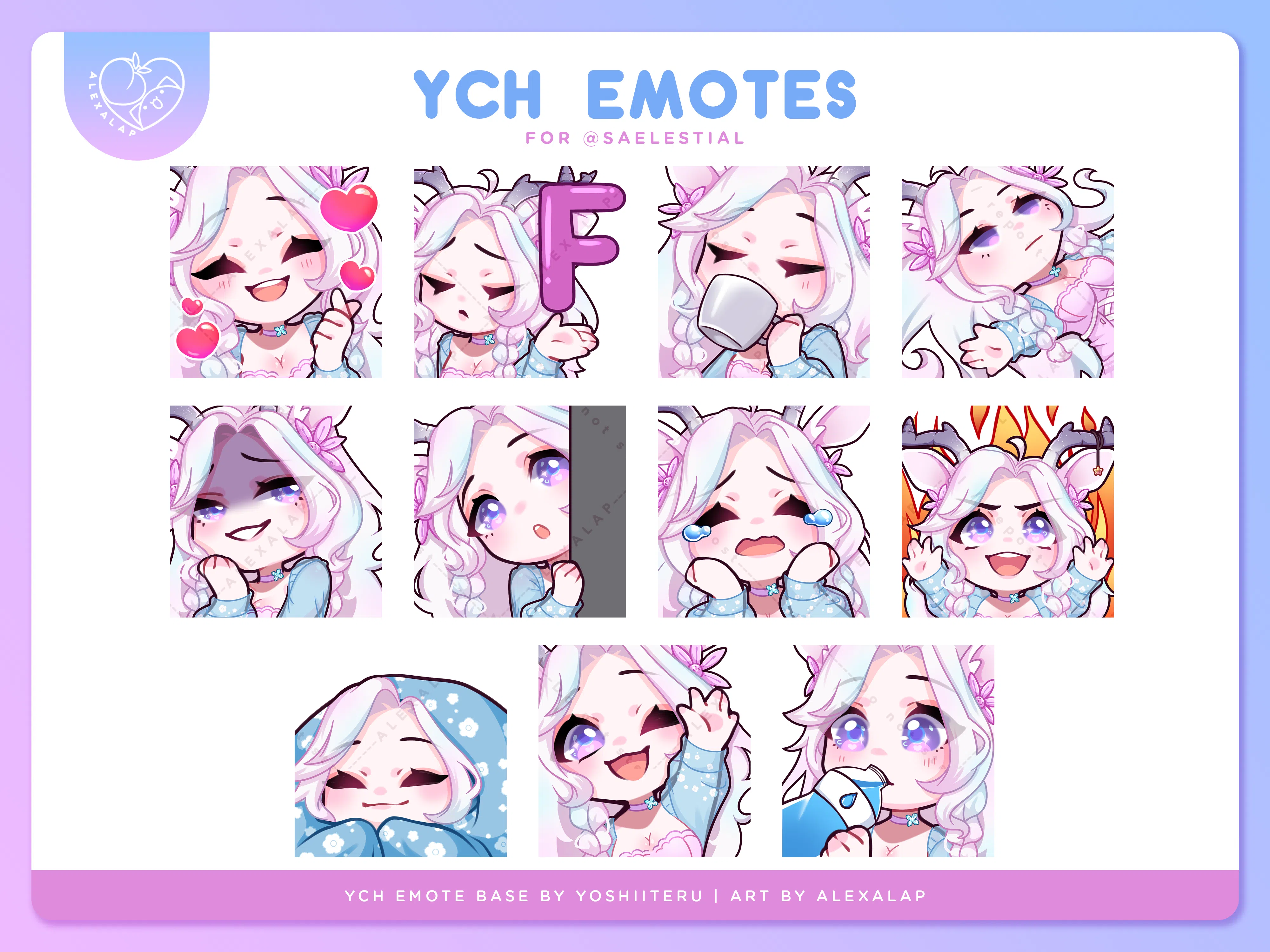 Booba Emote YCH by alexalap (@alexalap) | VGen
