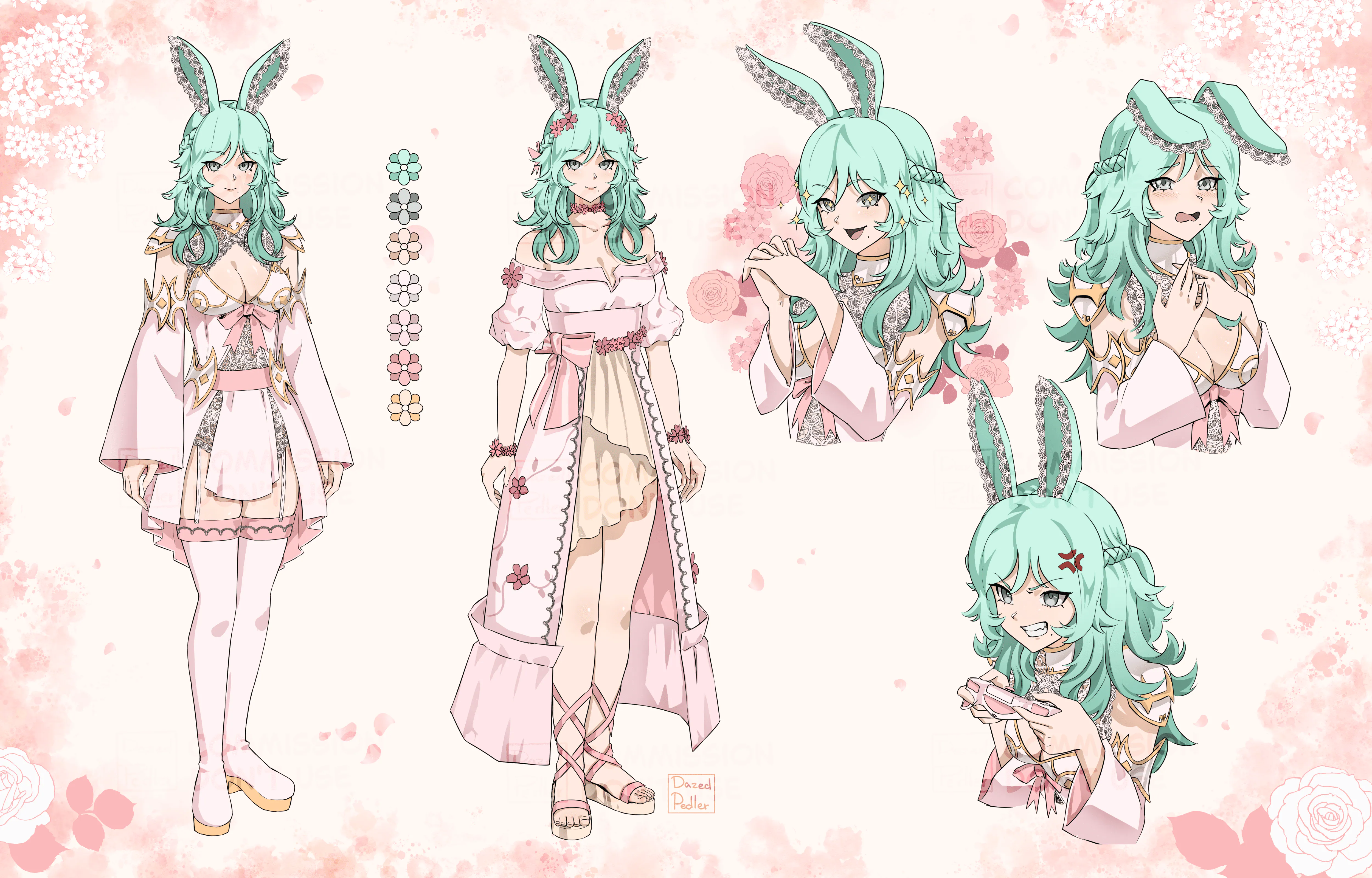 Custom Reference Sheet by DazedPedler (@DazedPedler) | VGen