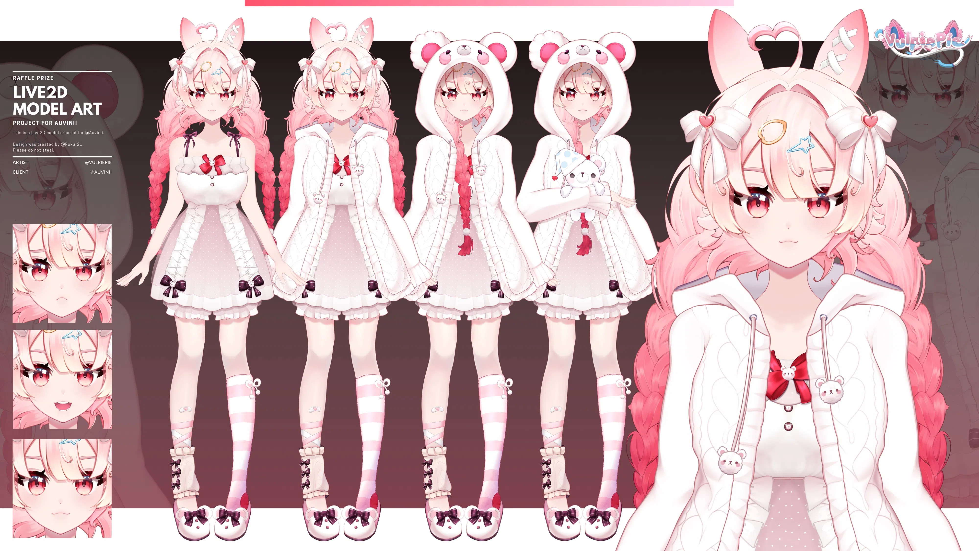 [SUMMER SALE] Live2D VTuber Model | Art Only by 🌸 ロコン Vulpie (@vulpiepie) | VGen