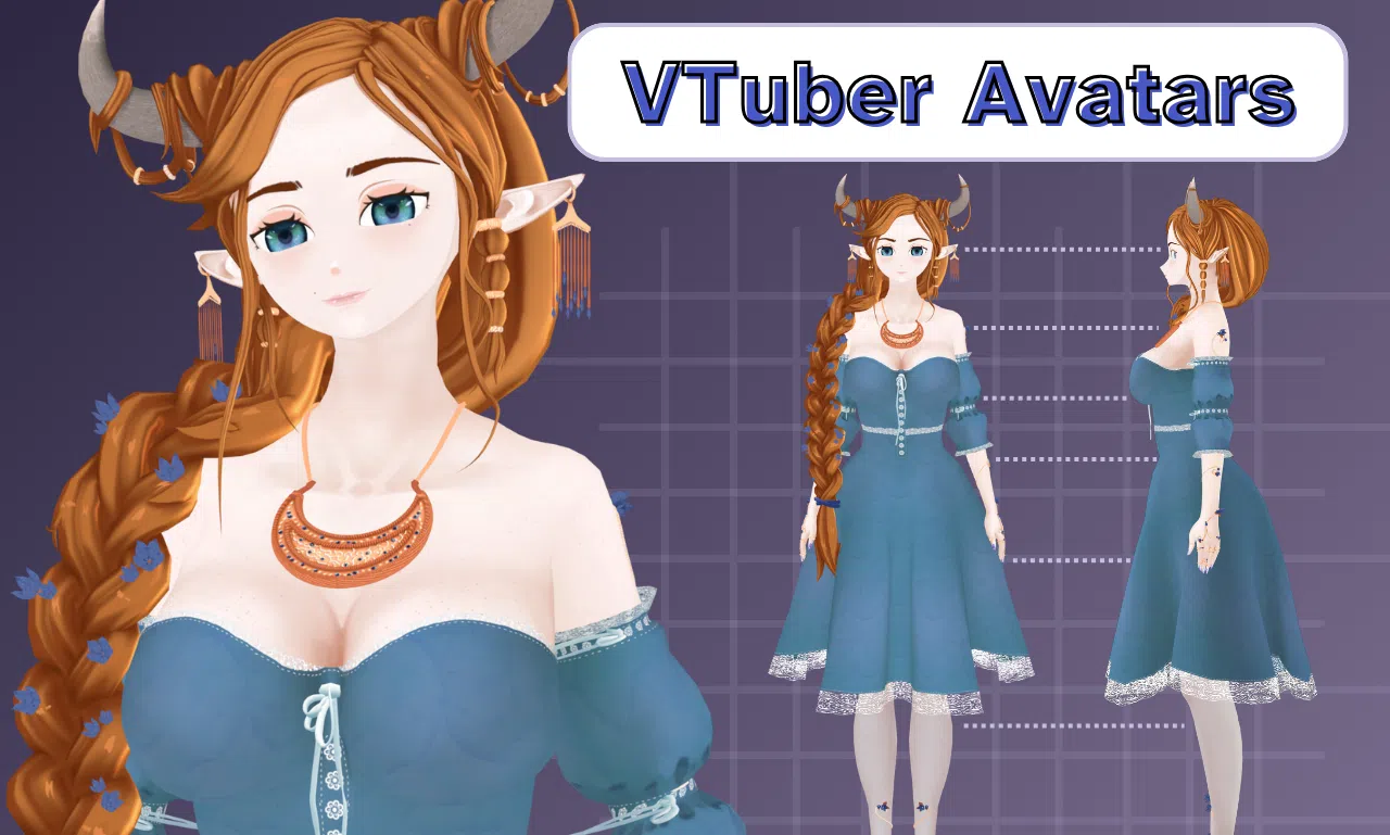 Professional Custom Live 3d VTuber Model (From Scratch) by Anabellia (@Anabellia) | VGen