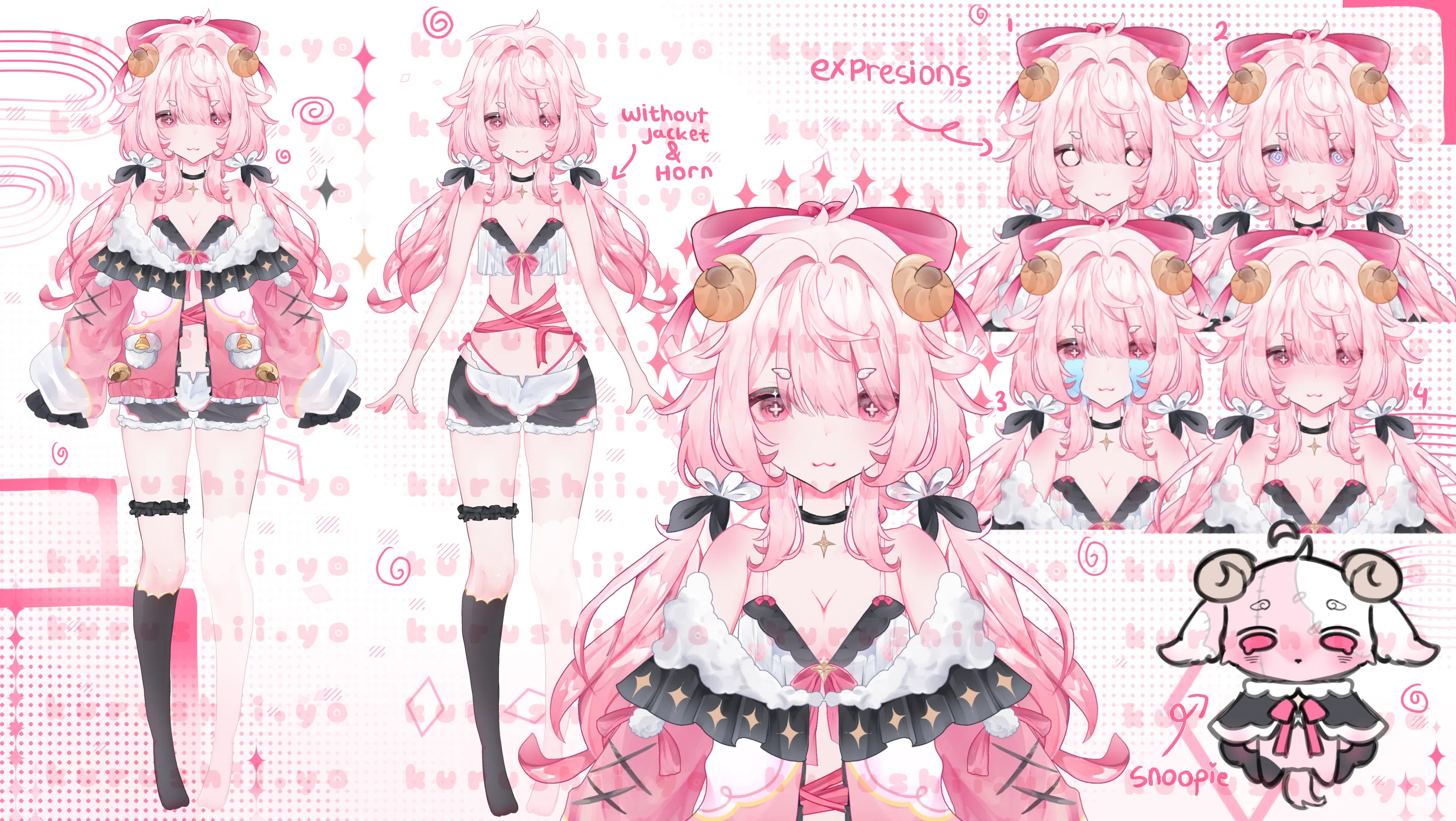 Vtuber Live2d Model Art (Ready To Rigging) !! by Kuru ! | LIVE2D VTUBER MODEL ARTIST ...