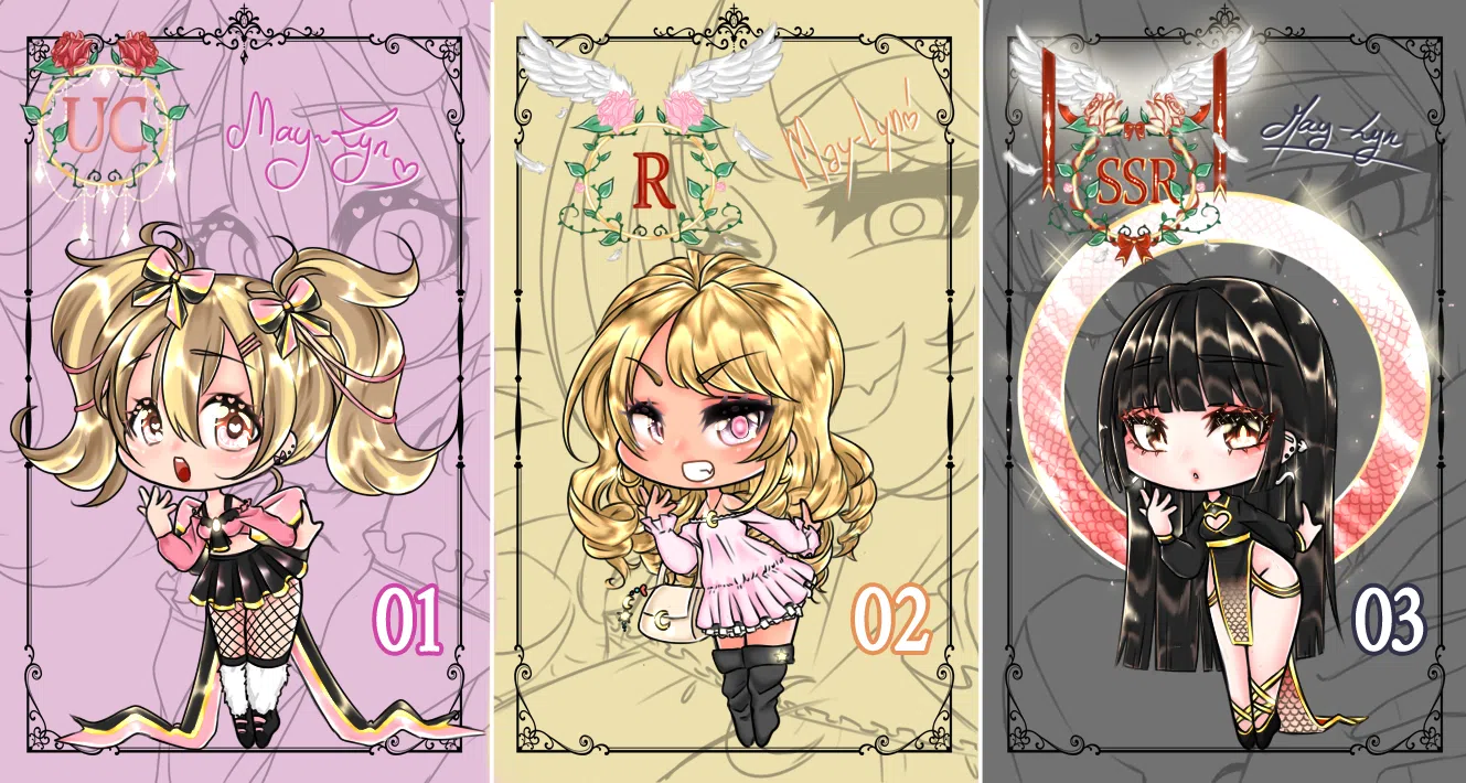 Chibi Card YCH by Mayo-Lyn (@Mayo-Lyn) | VGen