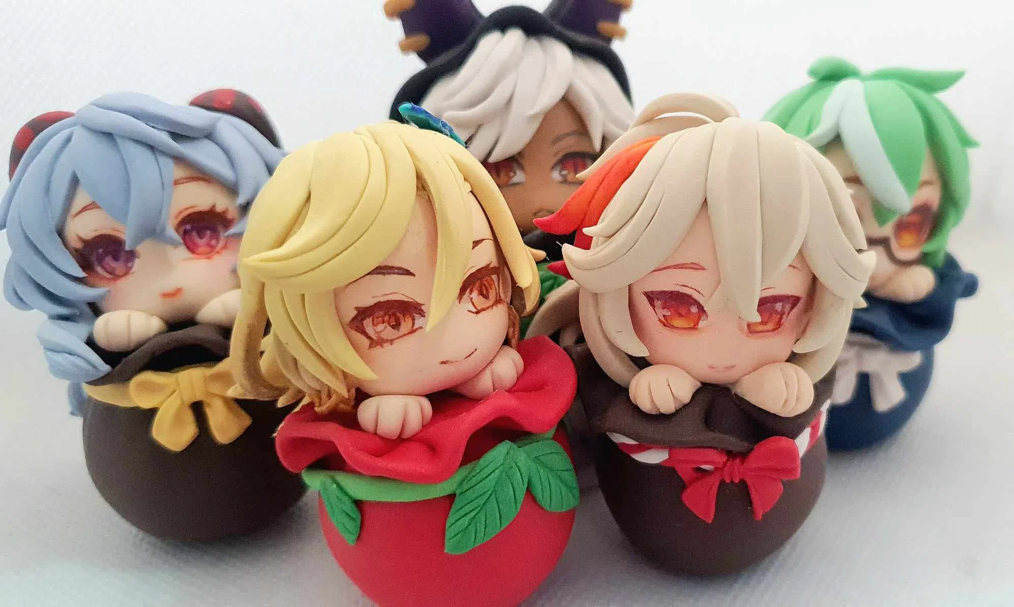 Custom Lucky Bag Clay Figures by buta-chan (@buta-chan) | VGen