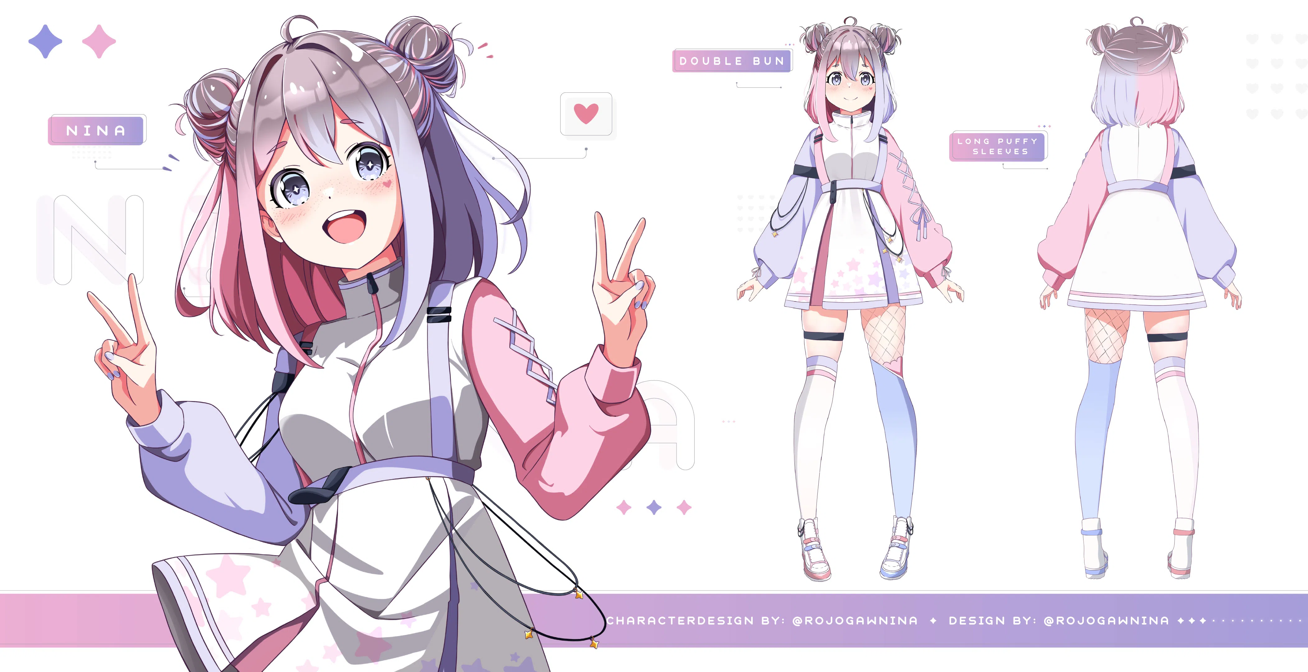 Reference sheet by Nina 💜 (@rojogawnina) | VGen