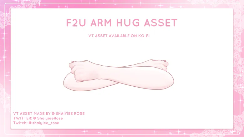 F2U Live2D Arm hugging || VT ASSET | VGen