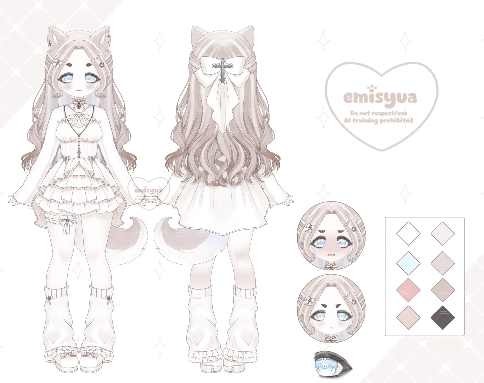 Character Reference 𐙚 ‧₊˚ ⋅ by emisyua (@emisyua) | VGen