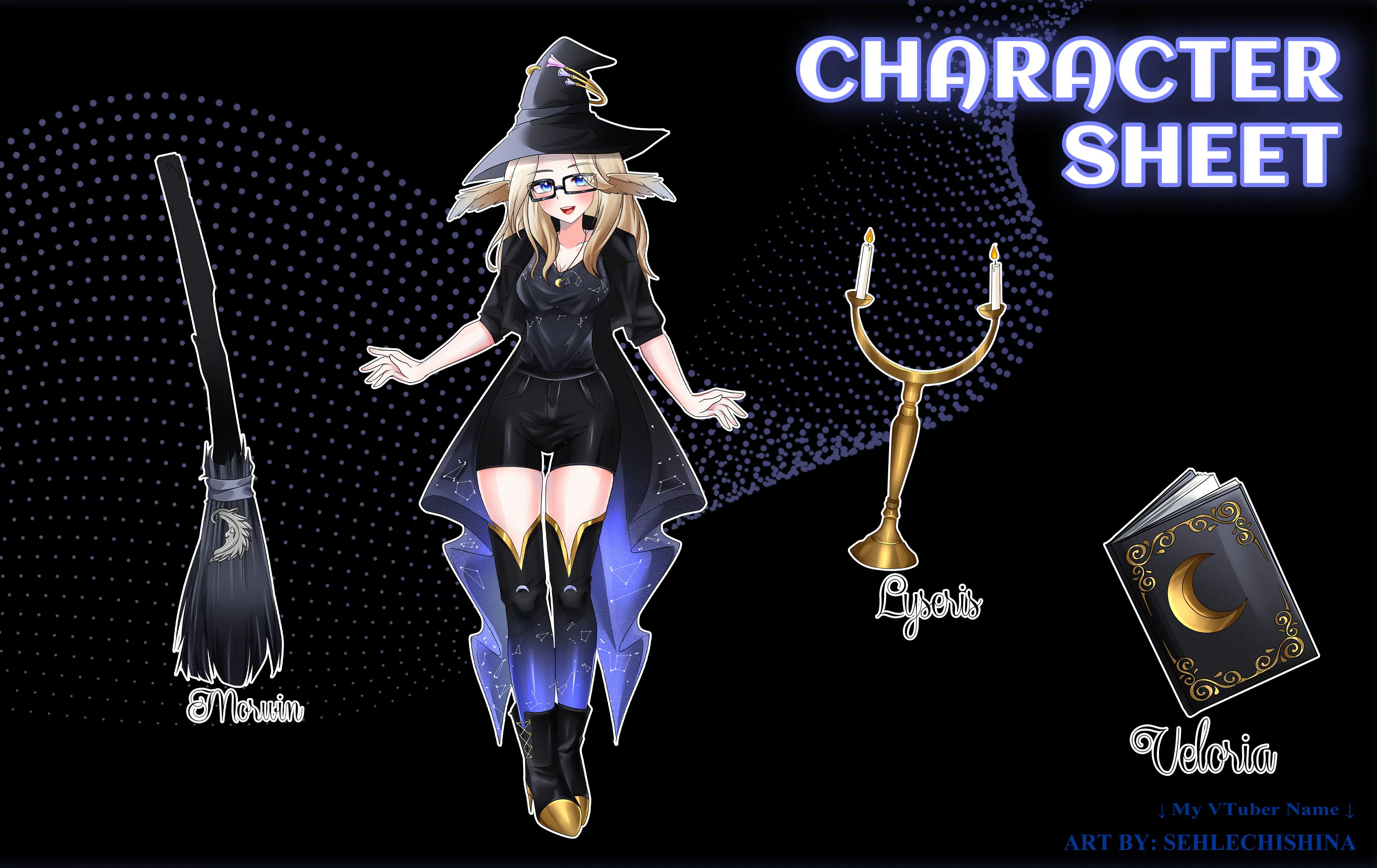 Vtuber Model - Art Ready for Rigging by Shiro (@Shirohodo) | VGen