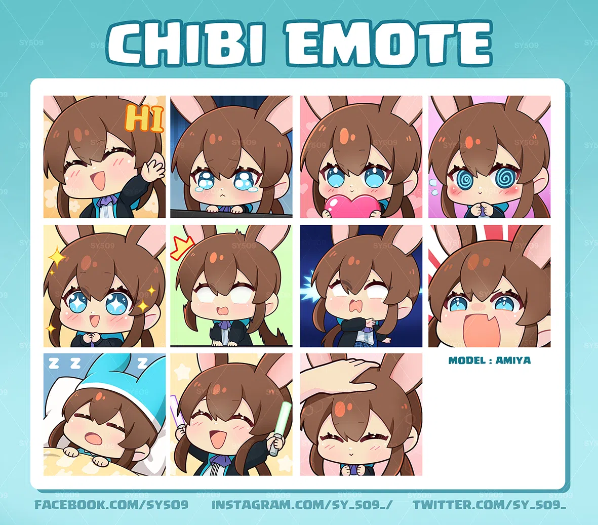 EMOTE (Twitch, Discord, Youtube, Streaming) by SY509 (@SY509) | VGen