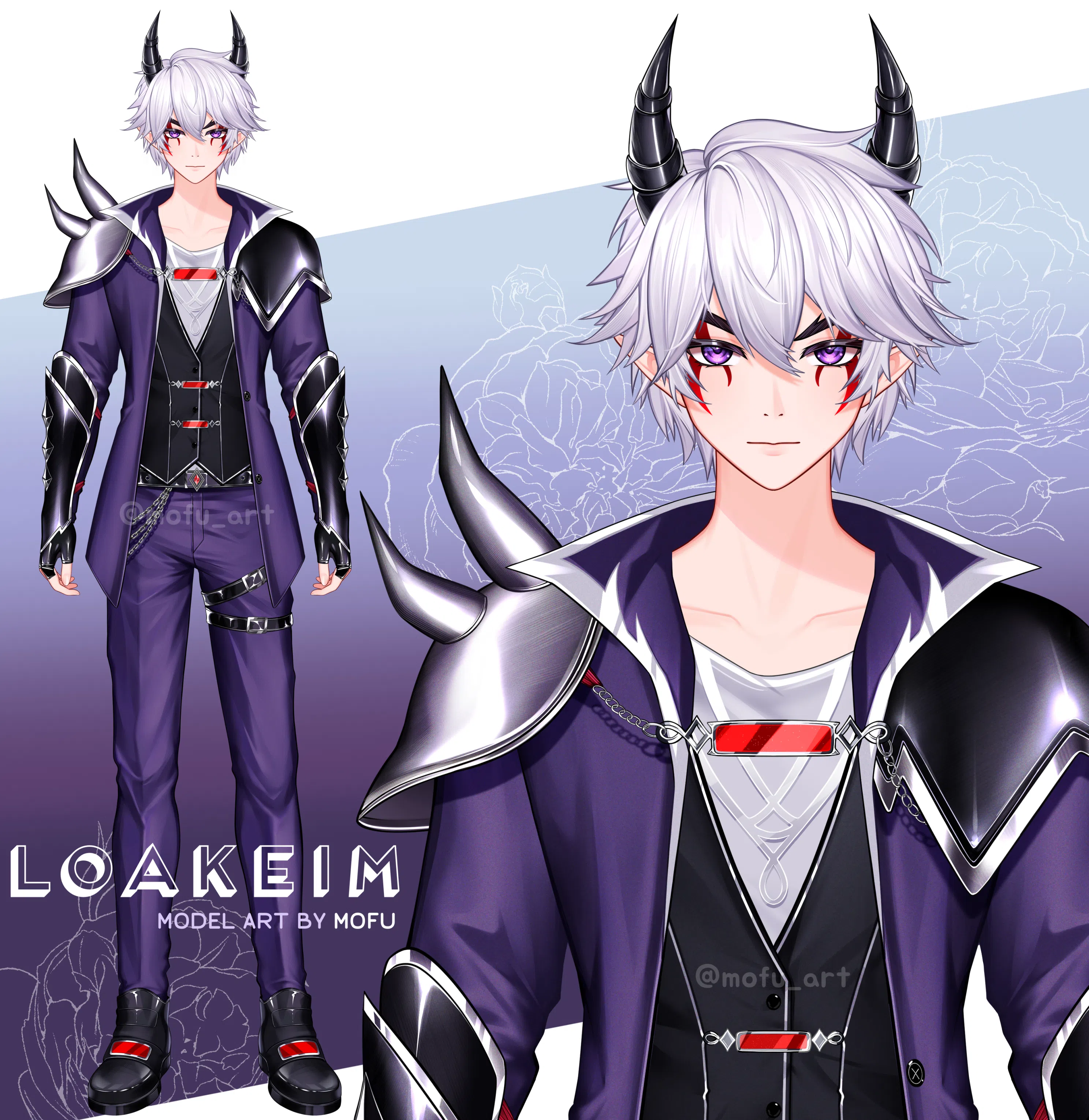 LIVE2D ART (Vtuber model art) by Mofu (@Mofuart) | VGen