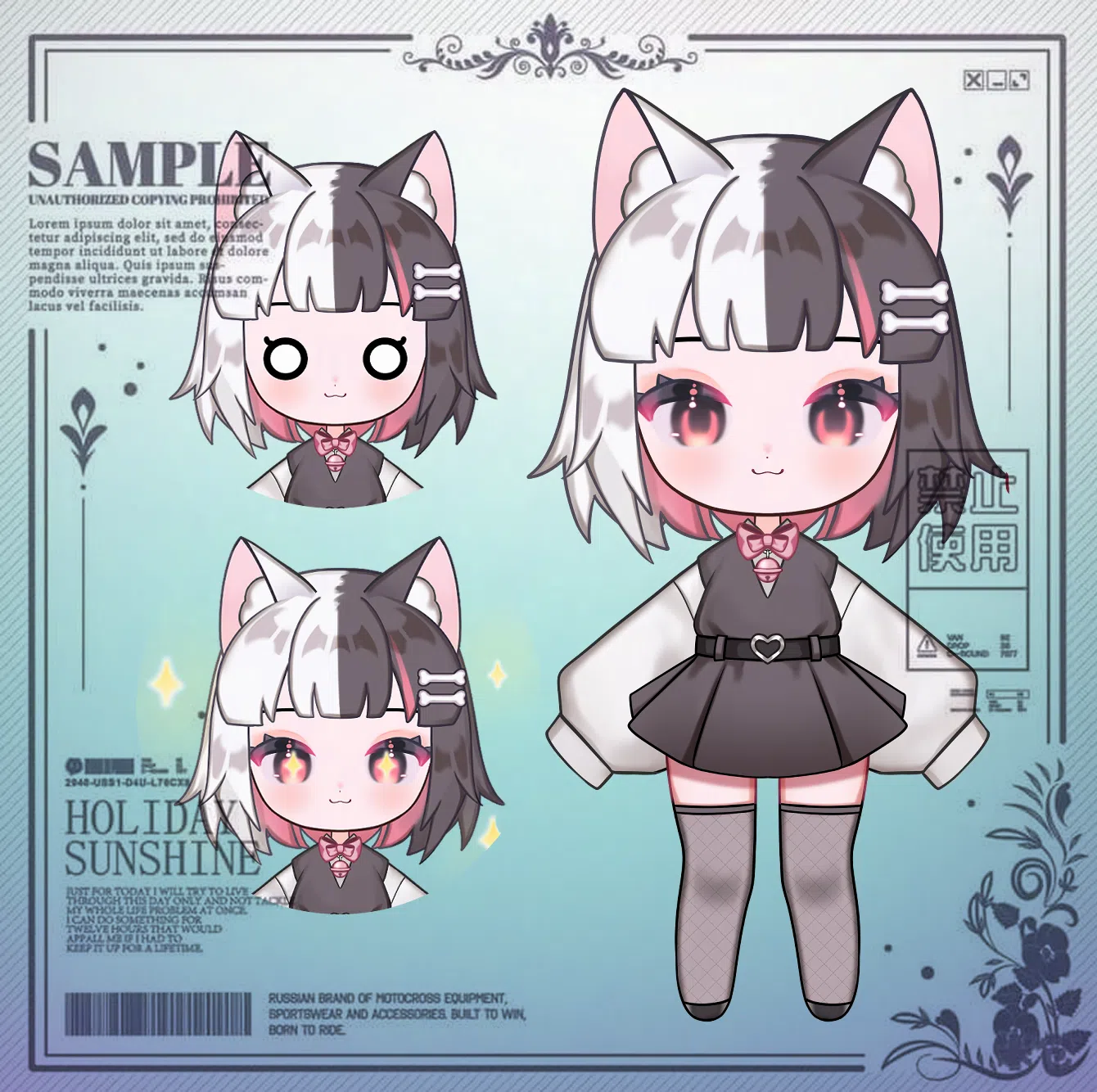 Chibi Vtuber Model by sh_ina (@sh_ina) | VGen