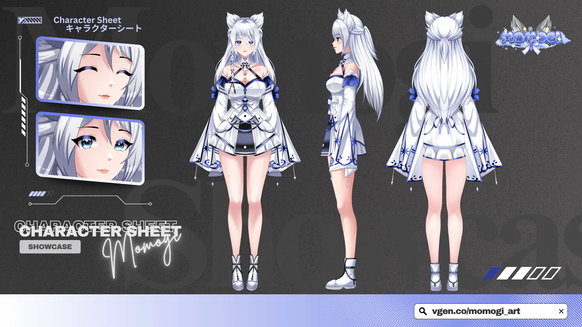 Character Reference Sheet by Momogi 雪奈 (@momogi_art) | VGen