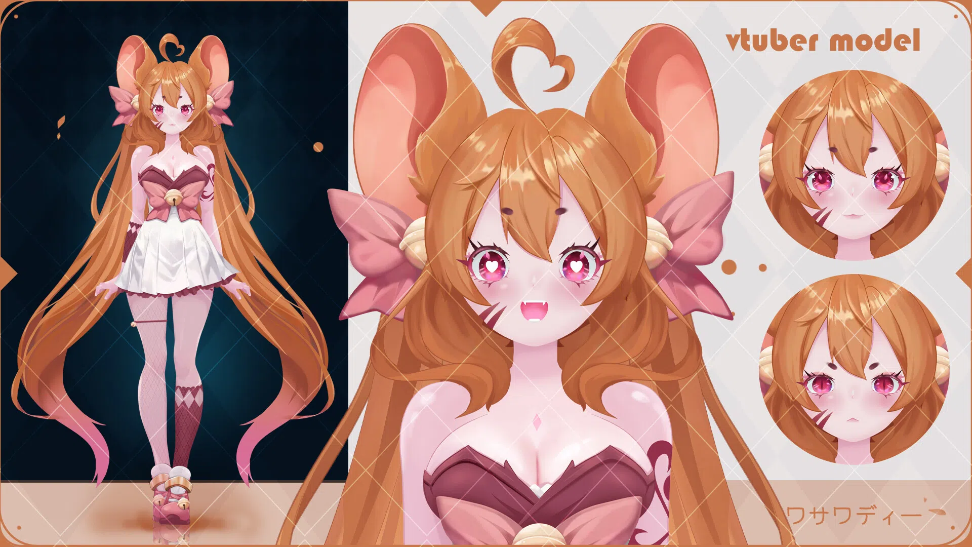 Custom Vtuber Model Art. 🧩 Live2D Art. 🧩 by 💚 Rus's (@Russrt_r) | VGen