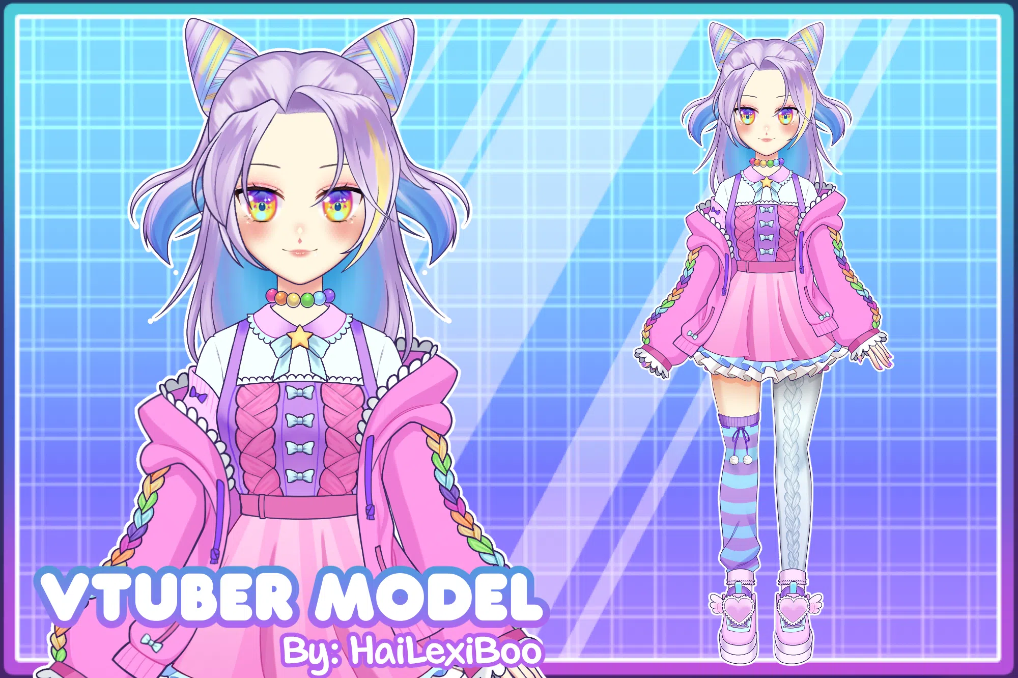 Ready-to-Rig VTuber Model Art by Lexichii (@lexichii) | VGen