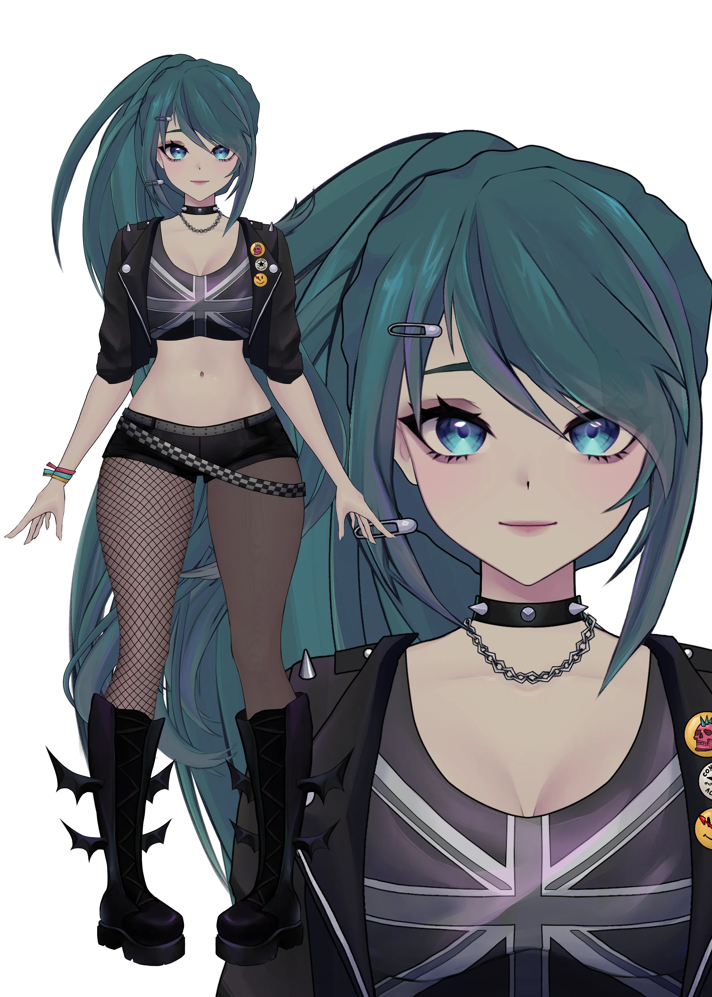 Vtuber Model+rig by Axi Pom (@axipom) | VGen