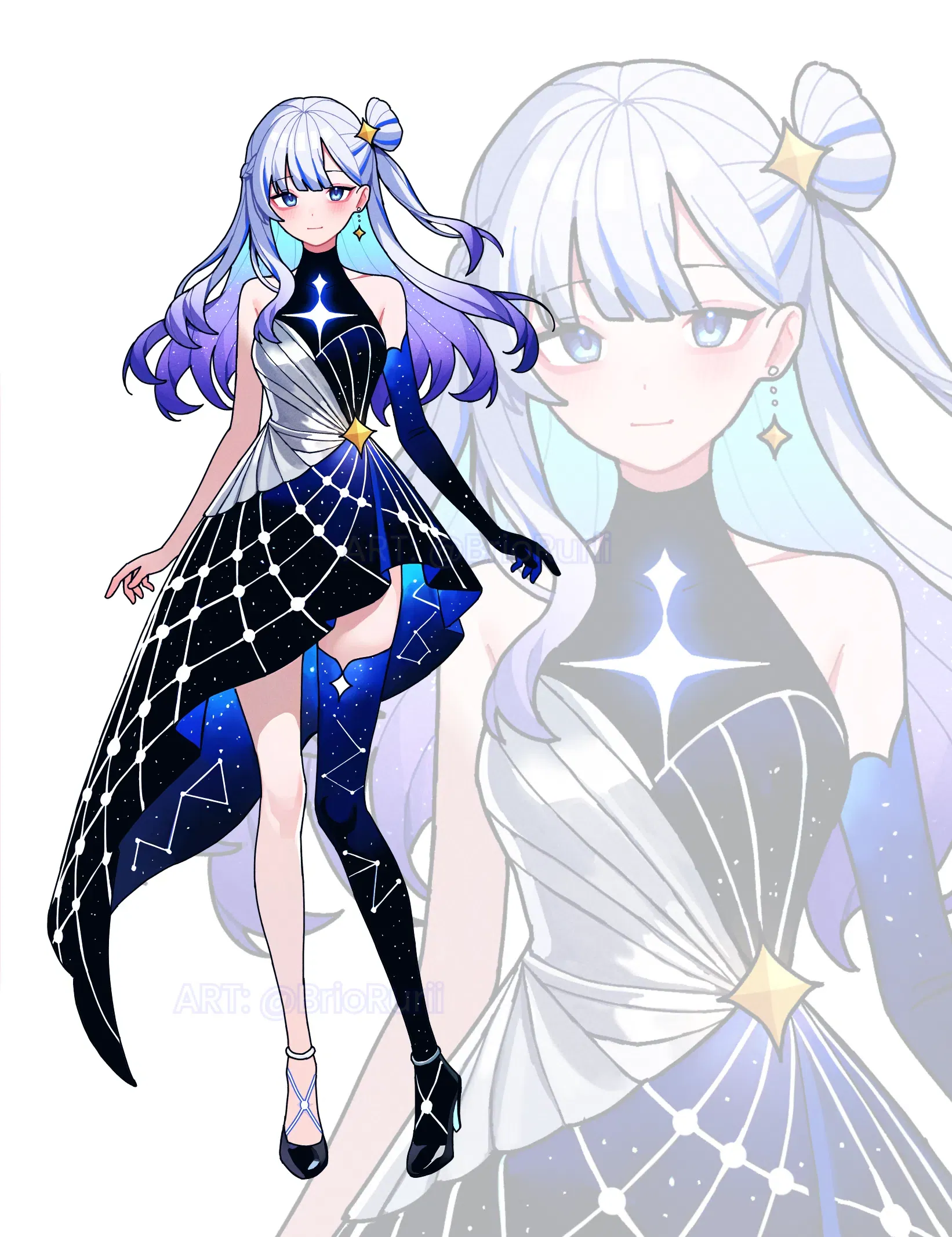 Cosmic Galaxy Character Design Adopt Adopts Adoptable | VGen