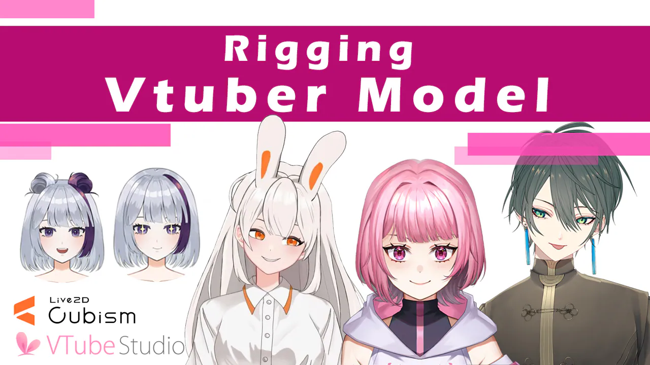 [Vtuber RIG only] Full-body Vtuber Model by Bonusss Live2D (@rbunest ...