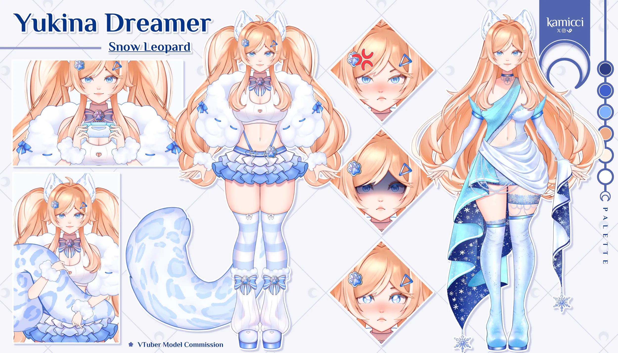 VTuber Model 【 Art Only 】or 【 Art + Rig 】 by kamicci (@kamicci) | VGen