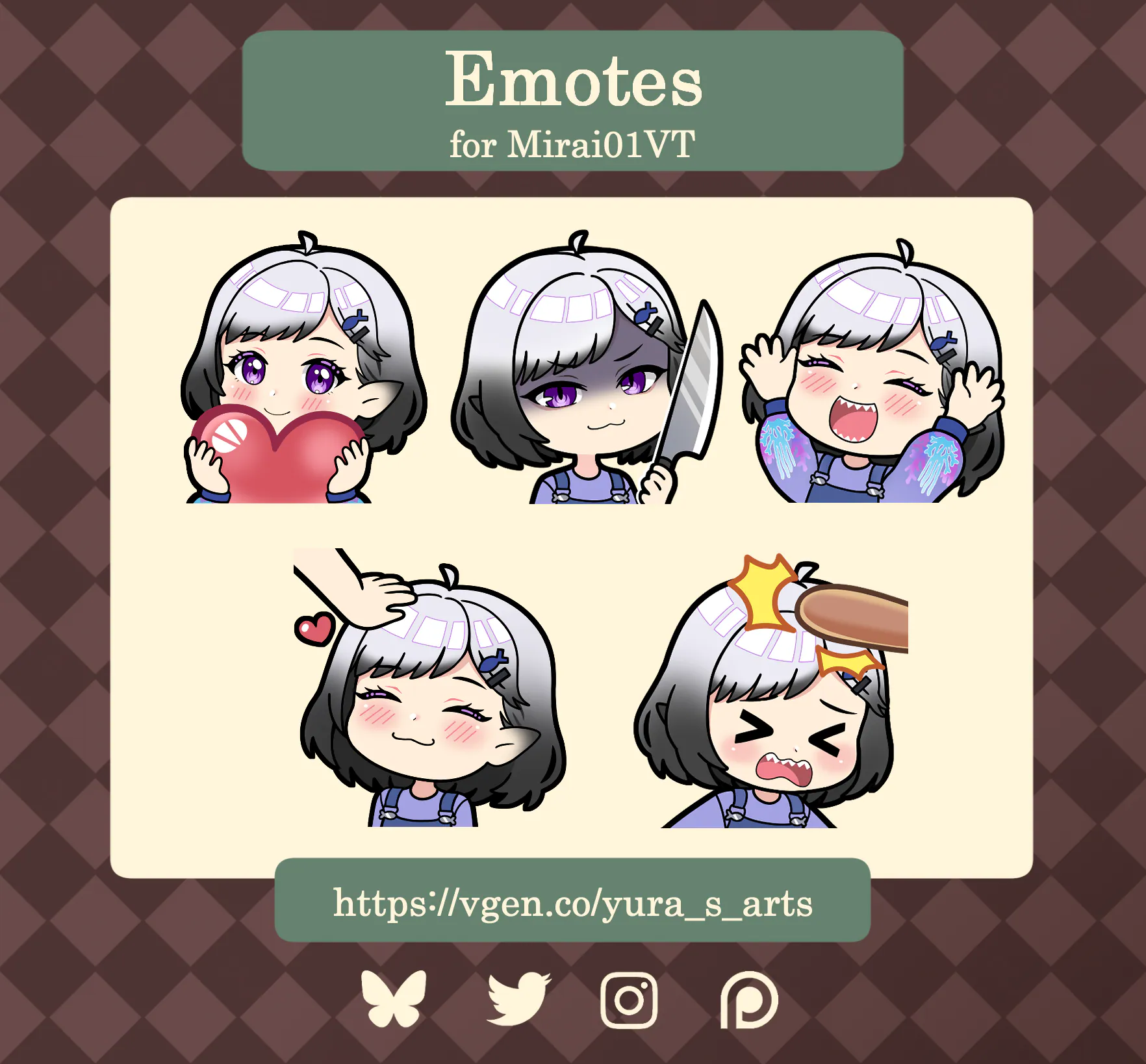 Emotes by Yura (@yura_s_arts) | VGen