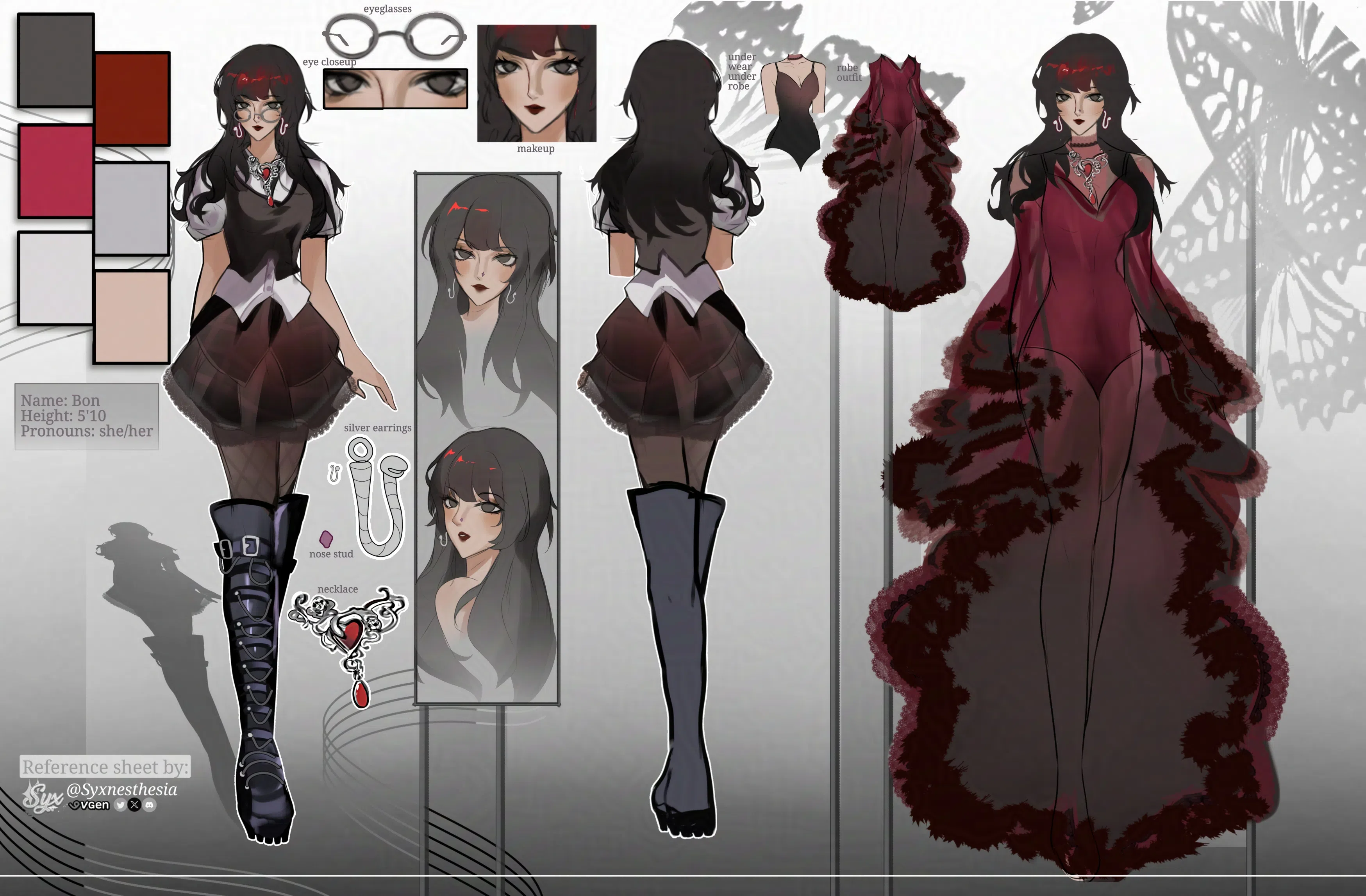 Custom Character + Reference Sheet | Simple Render by Synesthesia ...