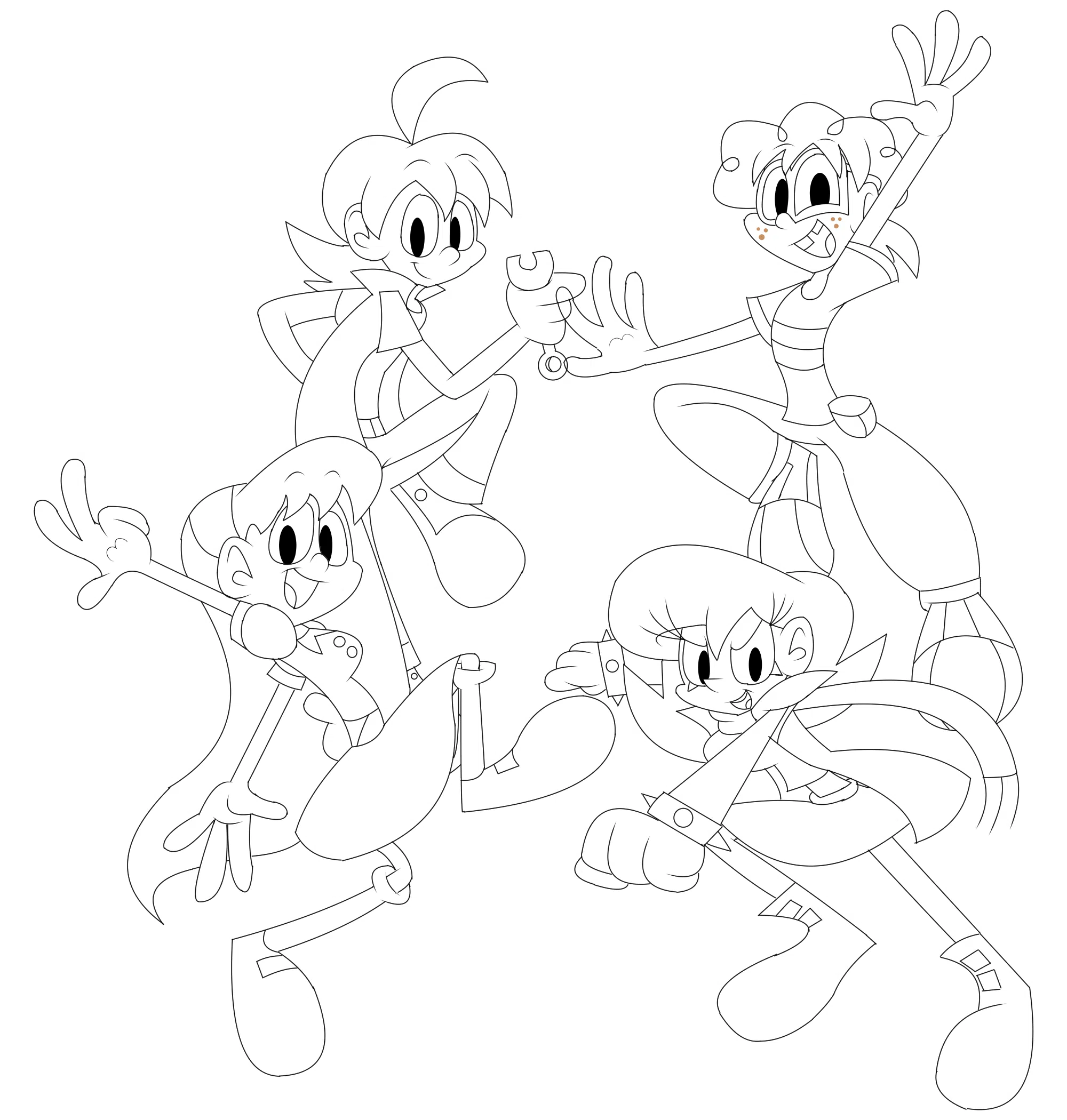 Lineart Drawings by Kyleboy21 (@Kyleboy21) | VGen