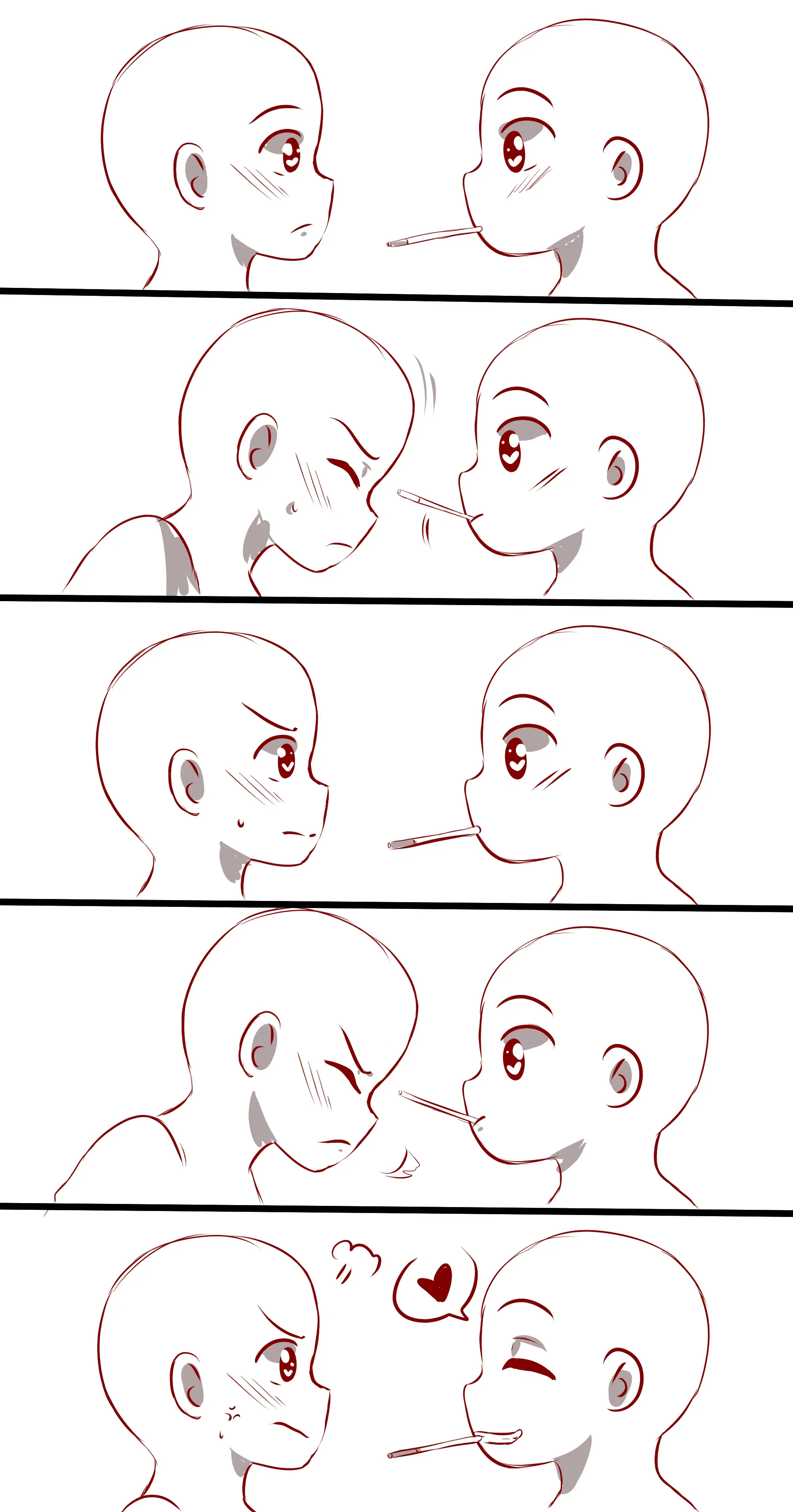 Ych pocky kiss by AyumiOkigawa (@AyumiOkigawa) | VGen