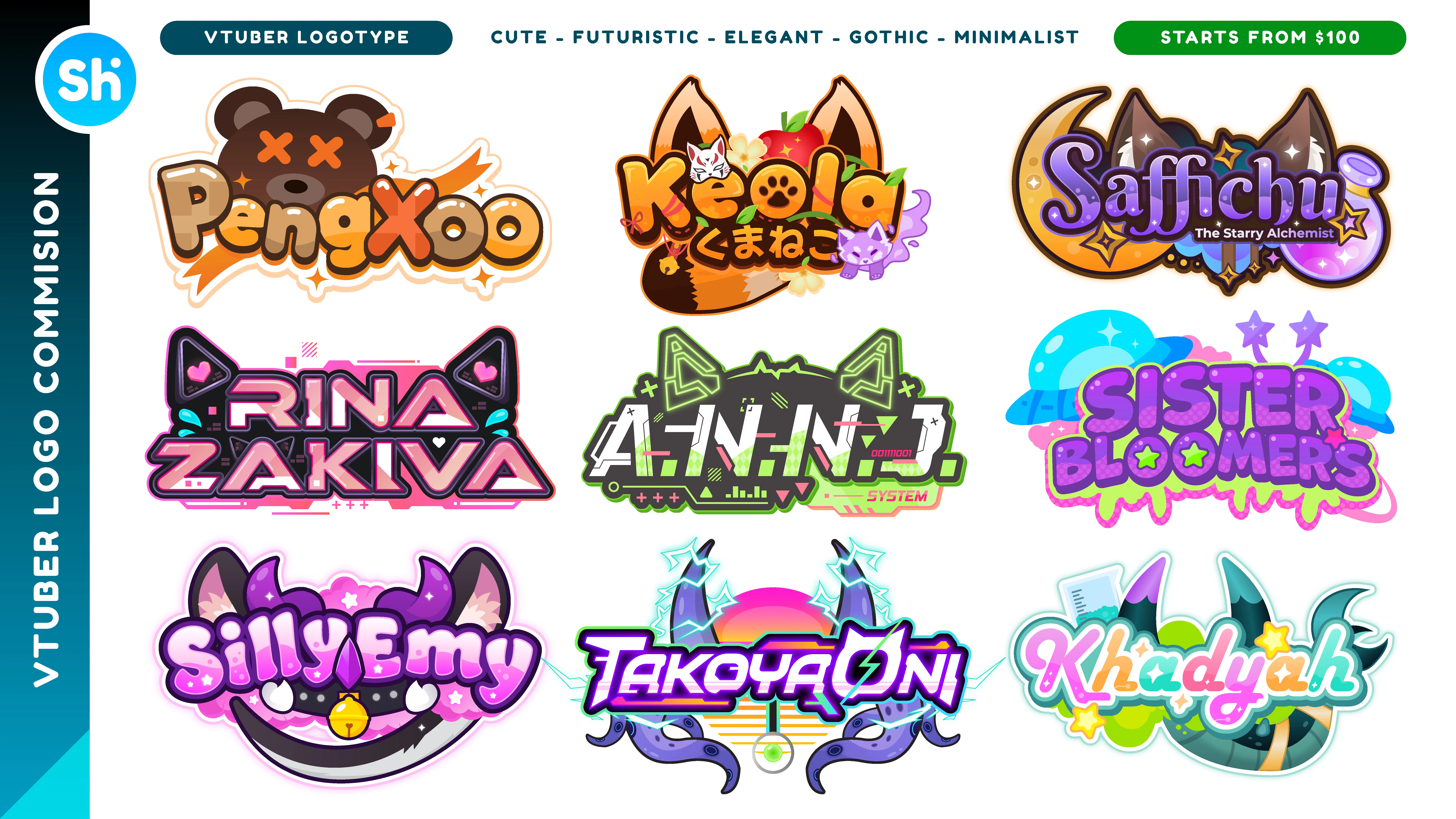 VTuber Logo by StefanusHendy (@stefanushendy98) | VGen