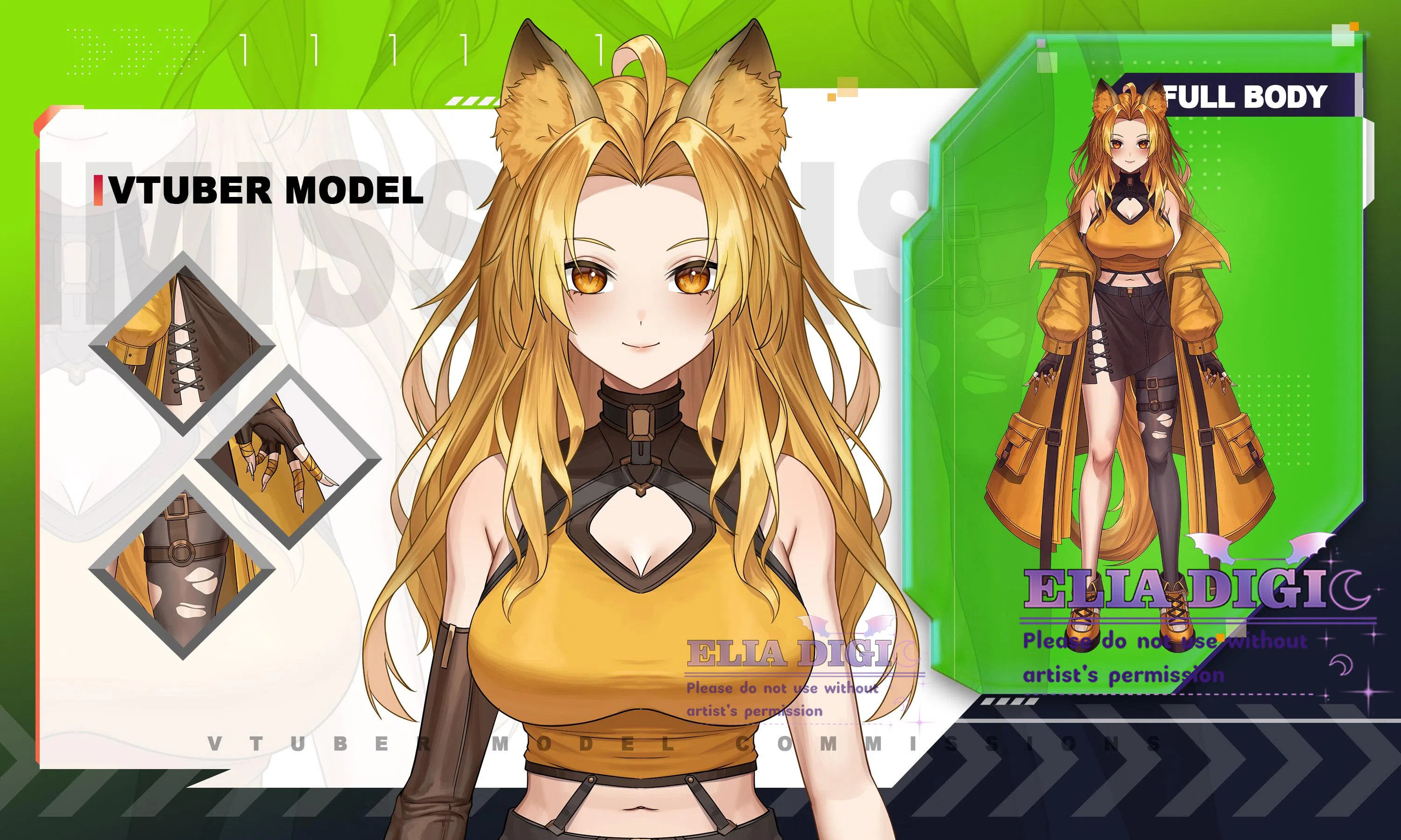 Vtuber Model Art & Rigging by eitho (@eithostudio) | VGen