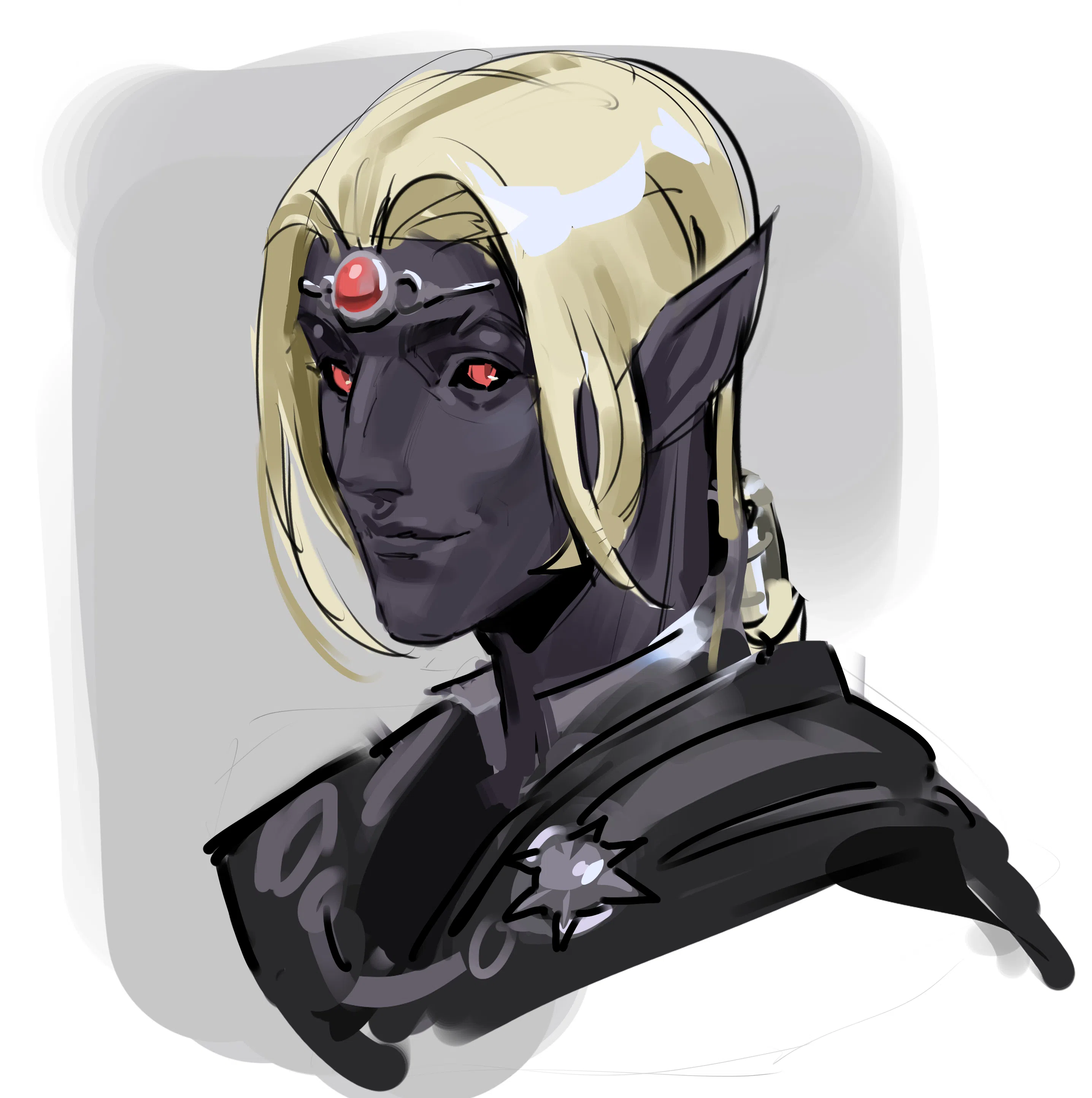 DND Bust Character quick render (loose and fast) by katghehe (@katghehe ...