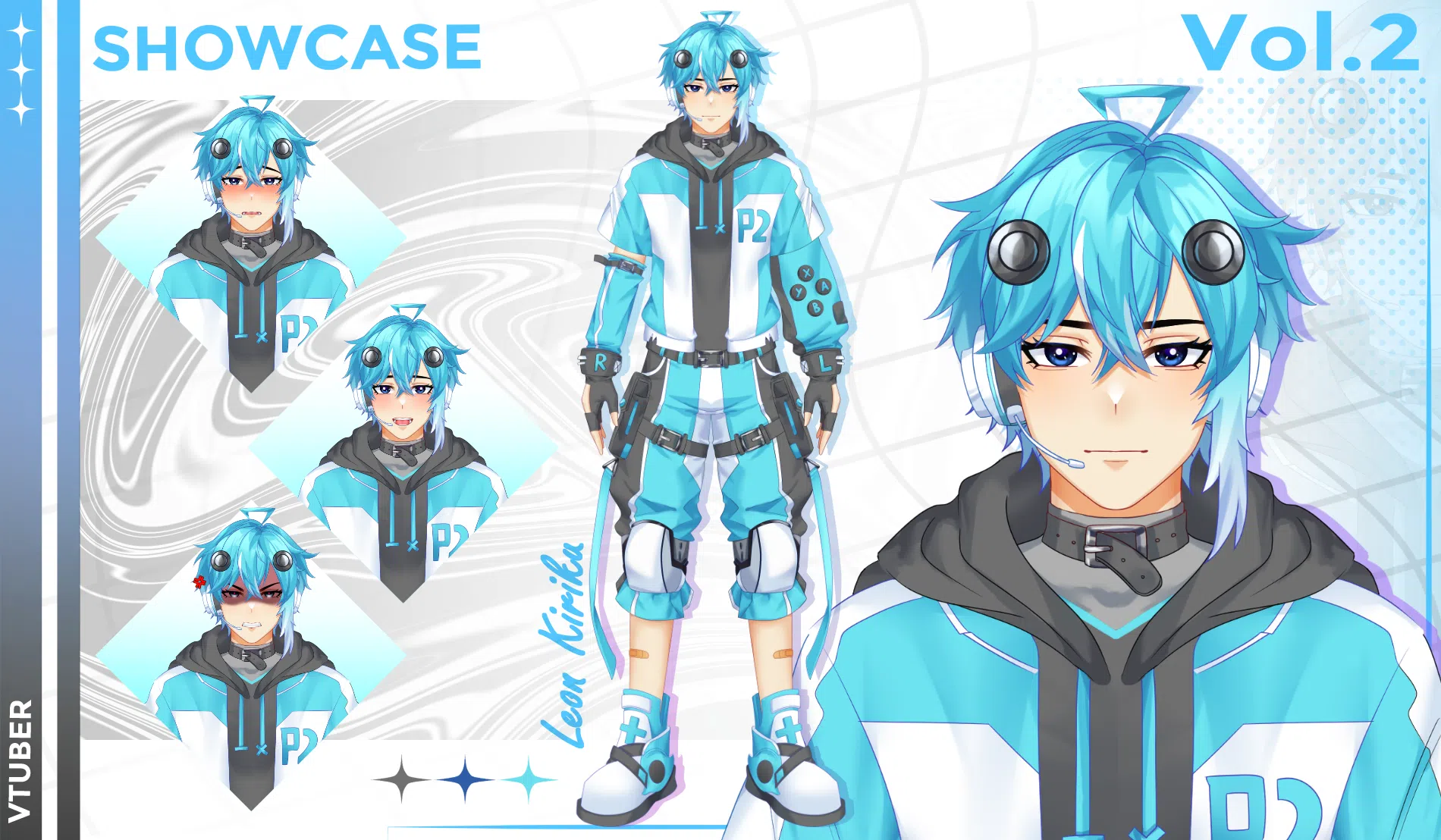 Vtuber Model + Rigging Free 5 Emotes by ReiMegumi (@Reinamegumi) | VGen