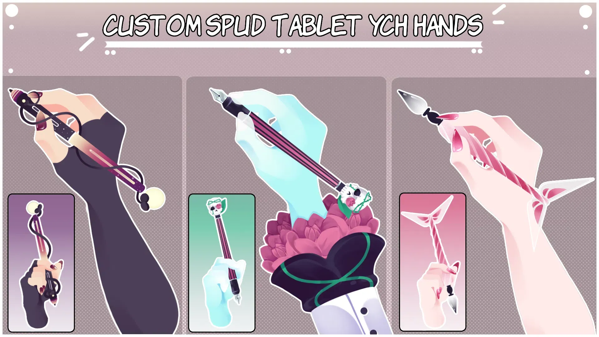 Spud Tablet Custom YCH Hand by Reykuna (@Reykuna) | VGen