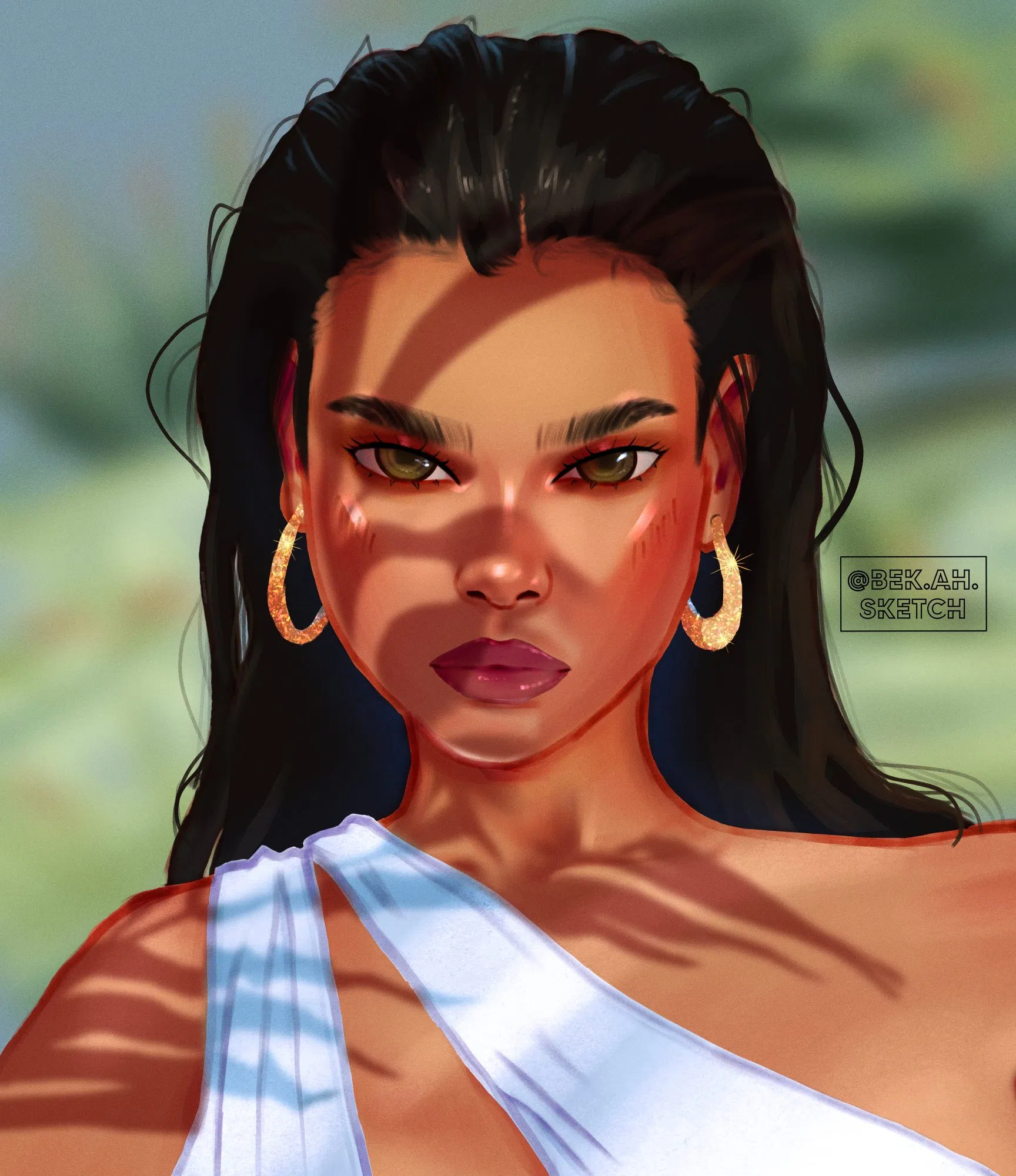 Bust Commission - Semi-Realism by bek.ah.sketch (@bek_ah_sketch) | VGen