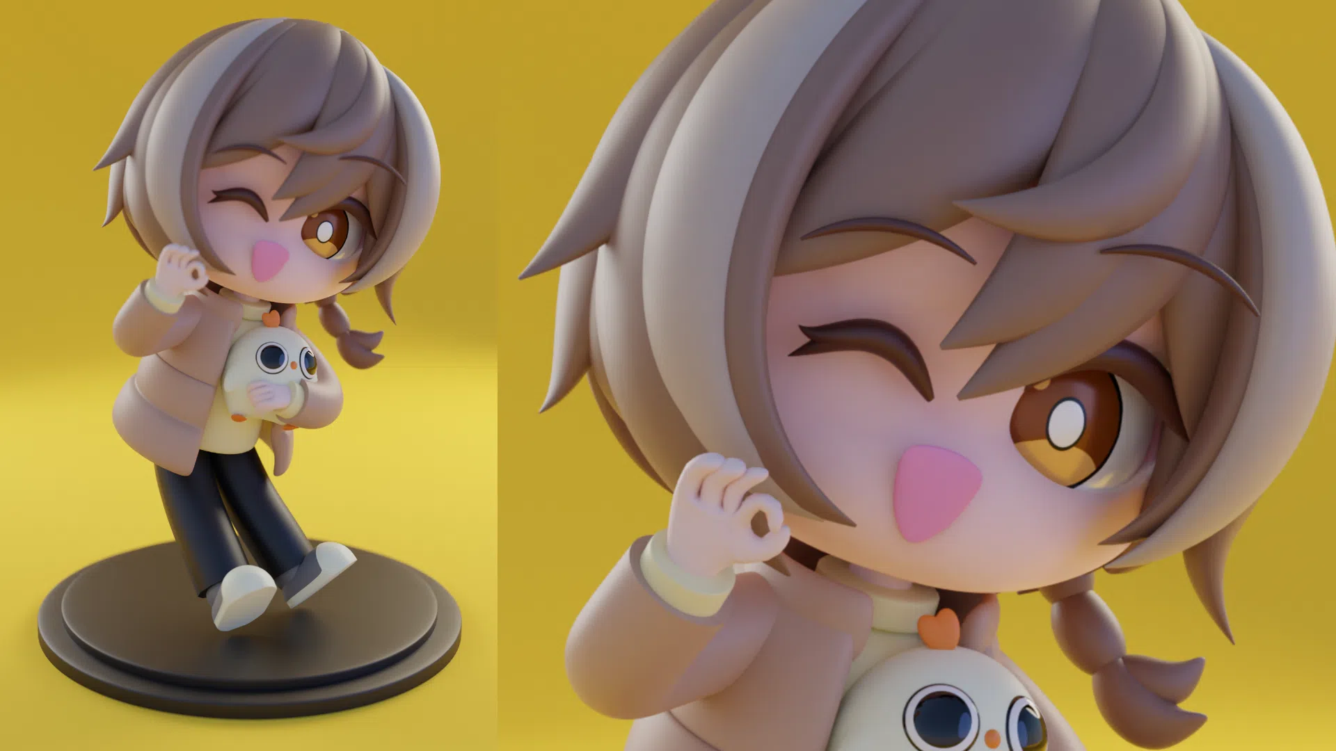 3D Chibi Model by Febryanp (@Febryanp) | VGen