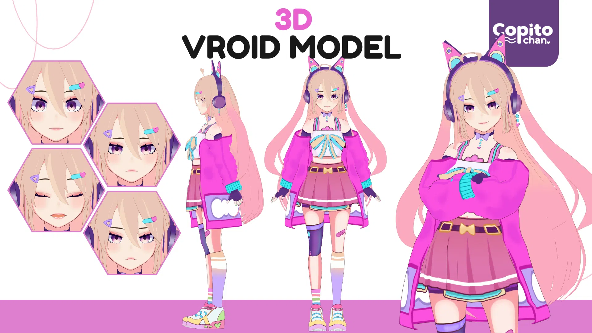 VRoid 3D Model 」 by CopitoChanArt (@CopitoChanArt) | VGen