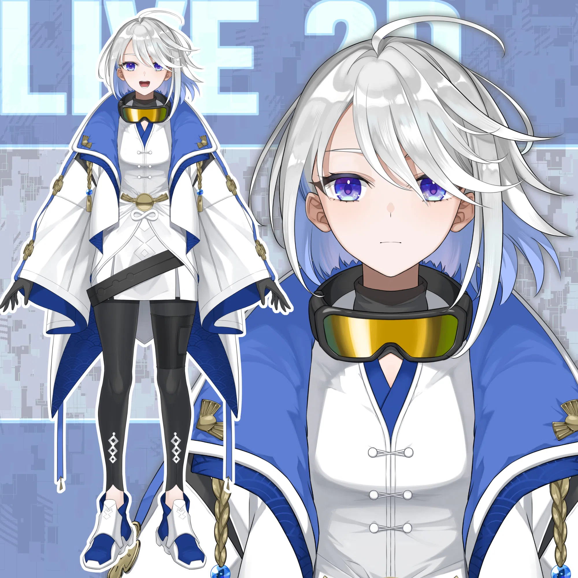 High-Quality Vtuber model art by Yuzka (@yuzka_a) | VGen