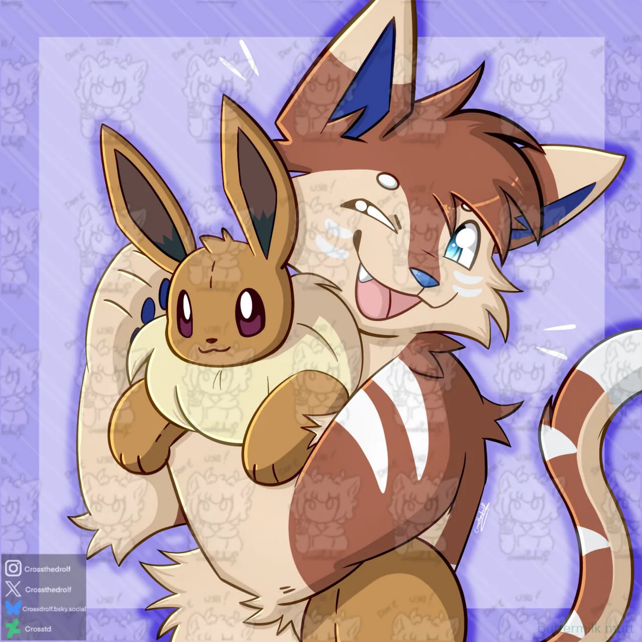 Eevee Plush (Furry only - Canine / Feline) by Crossthedrolf (@Crossthedrolf) | VGen