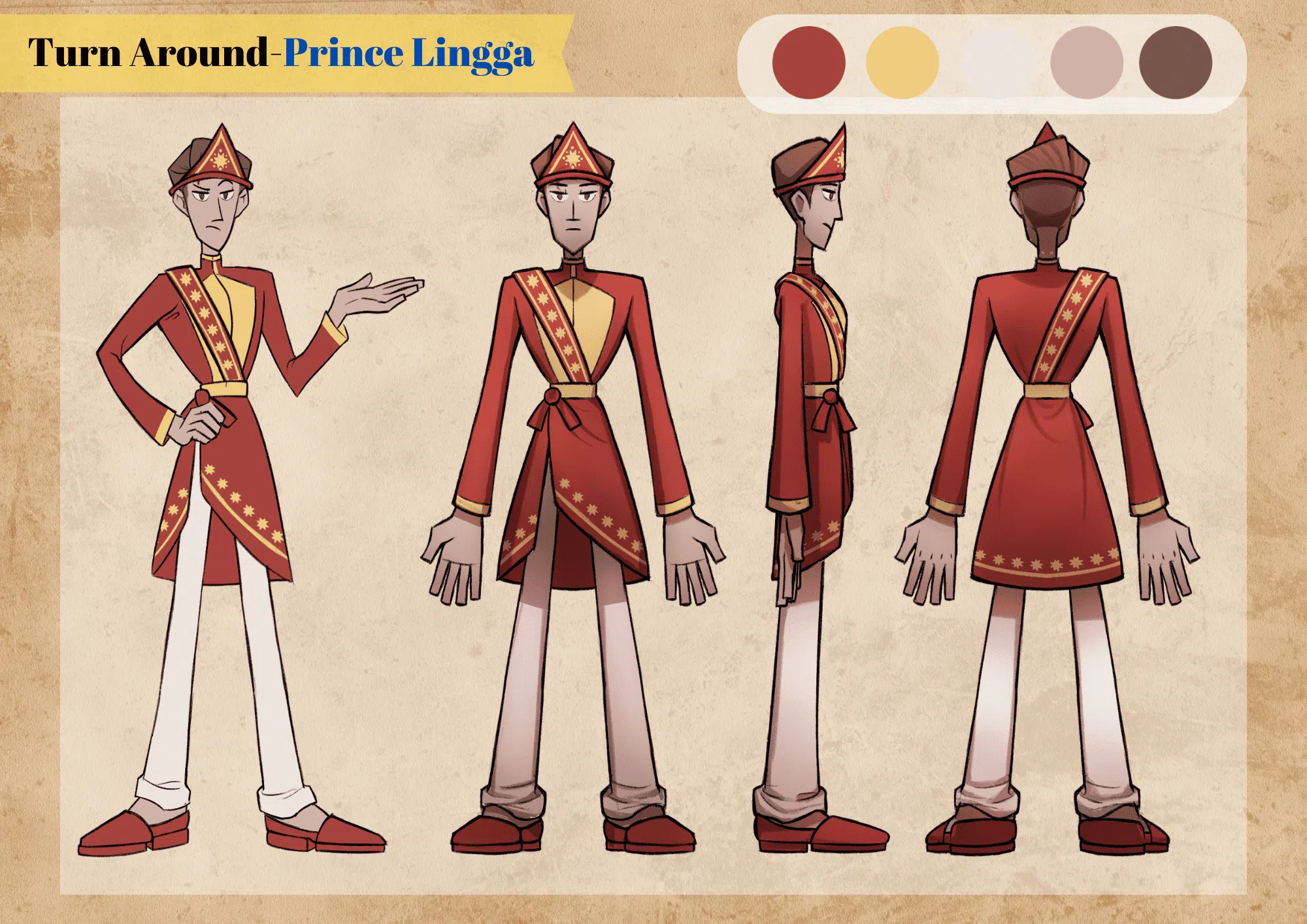 Iconic / Cartoon Character Sheet / Turn Around by Clarinarth ...