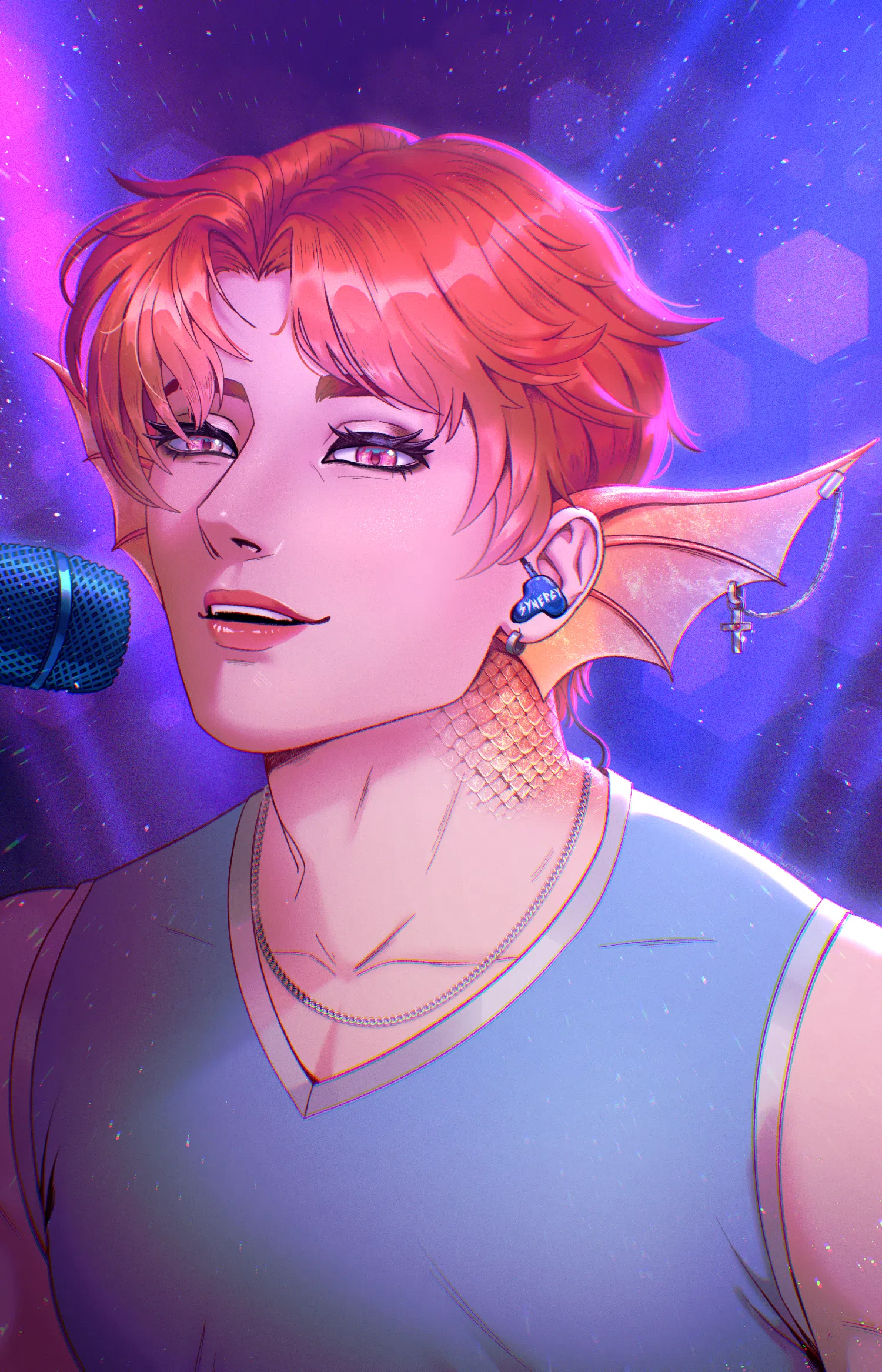 Cel-Shaded Character Drawing by Noé Nocturne (@NoeNocturneVT) | VGen